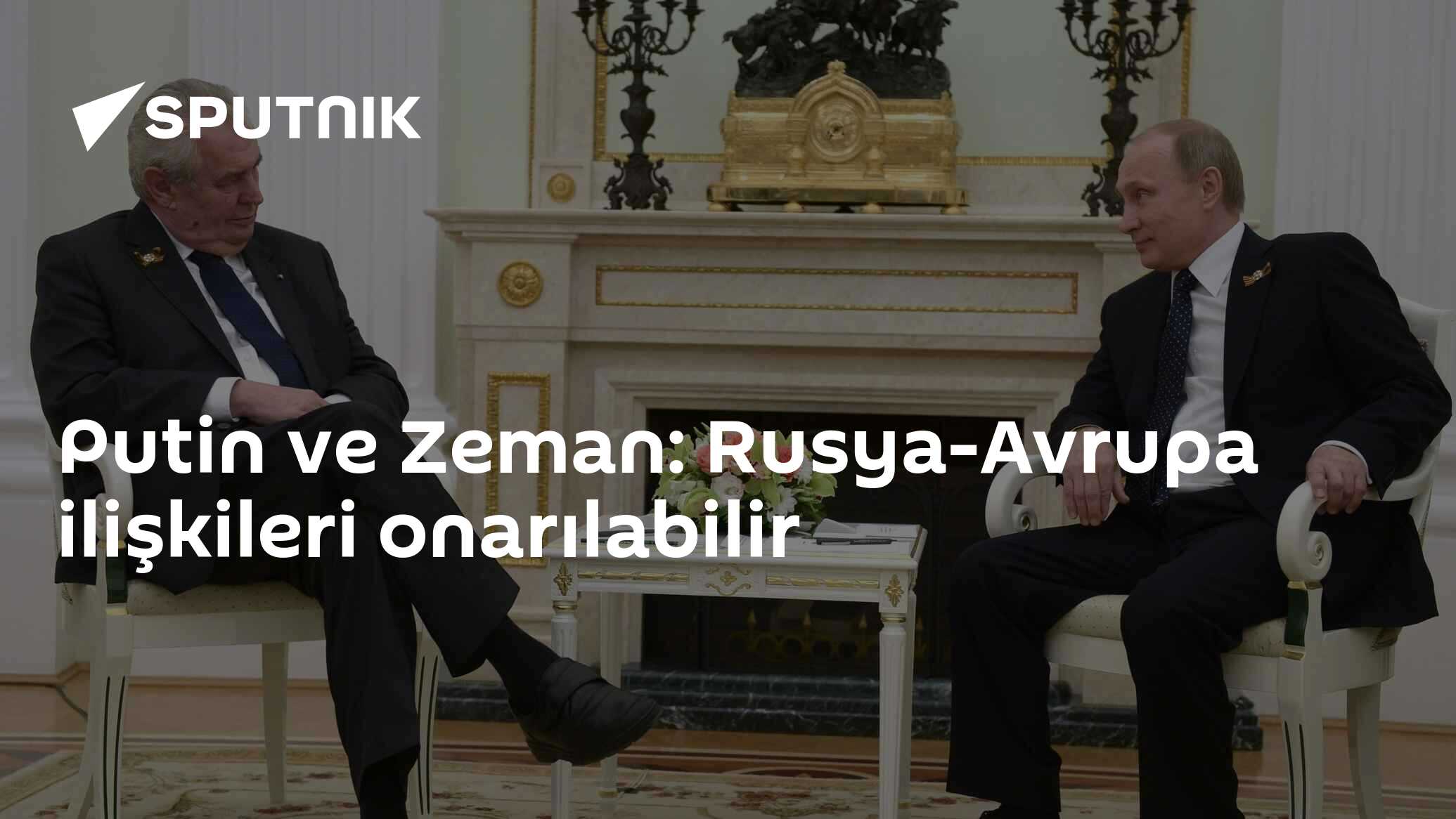 Putin ve Zeman: Rusya-Avrupa ilişkileri onarılabilir - 09.05.2015 ...