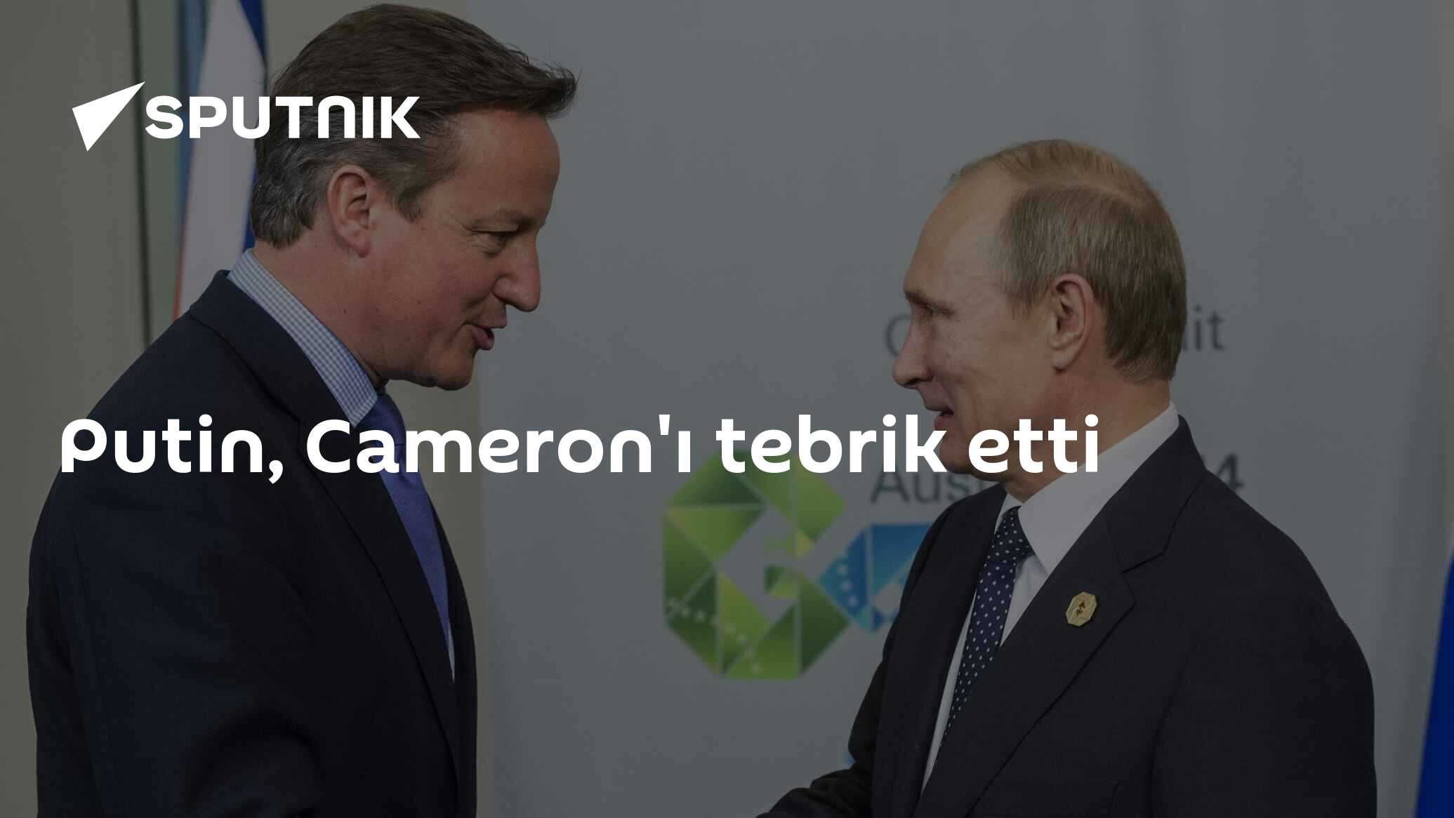 Putin, Cameron'ı tebrik etti - 26.05.2015, Sputnik Türkiye