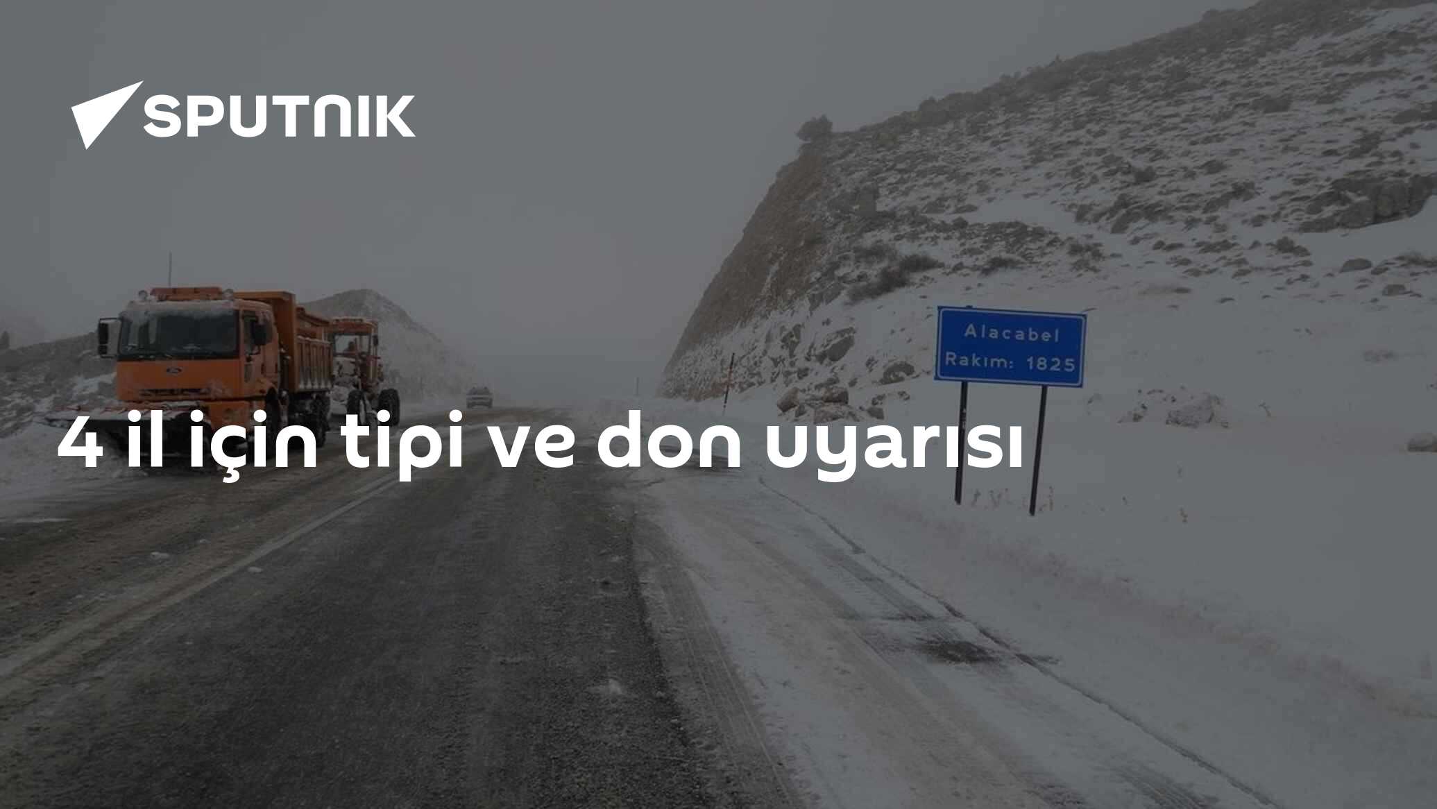 4 il için tipi ve don uyarısı - 09.11.2015, Sputnik Türkiye