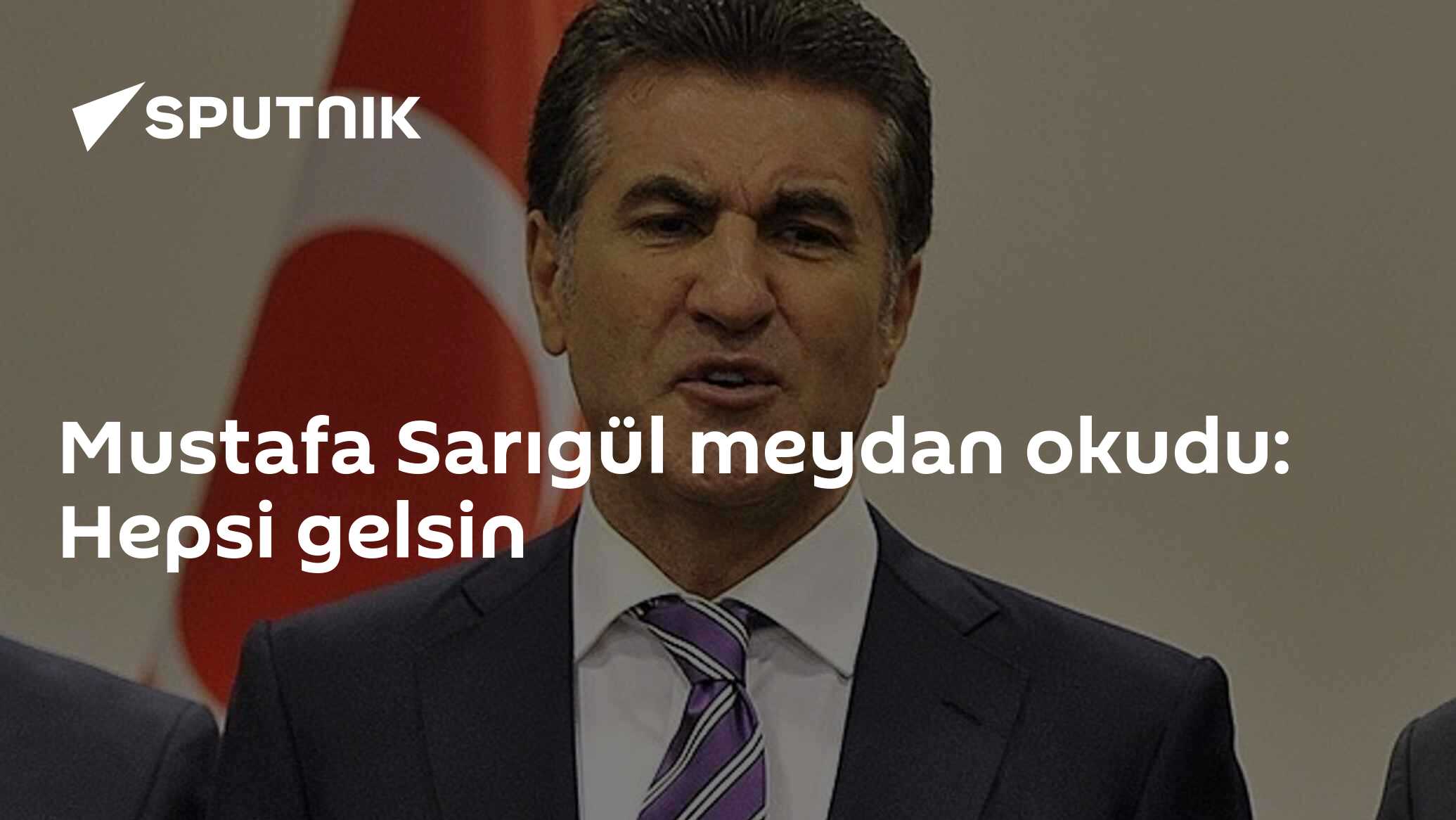Mustafa Sarıgül meydan okudu: Hepsi gelsin - 21.09.2016, Sputnik Türkiye