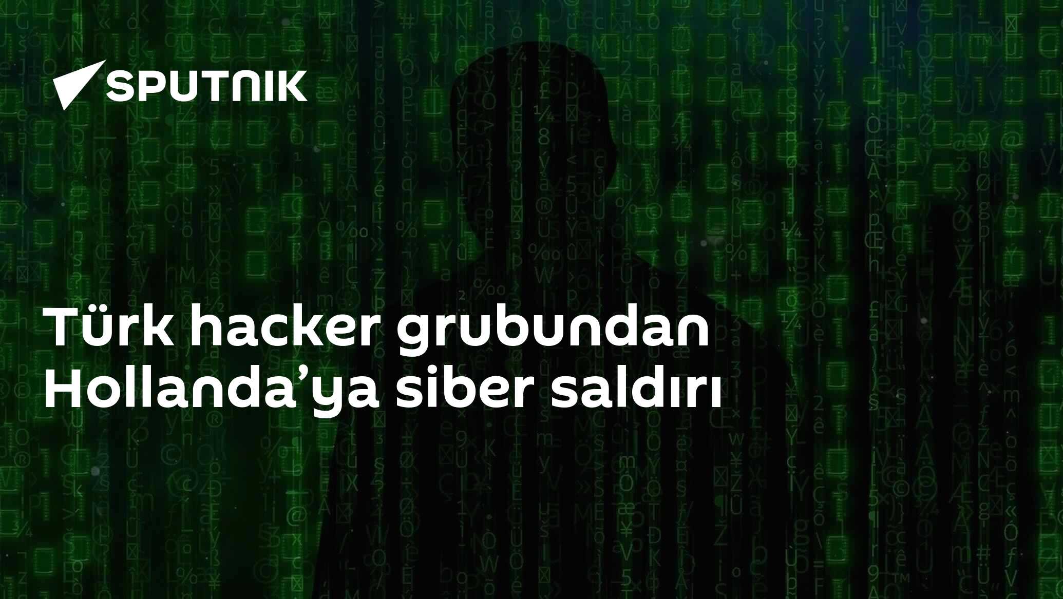 Türk hacker grubundan Hollanda’ya siber saldırı - 12.03.2017, Sputnik ...