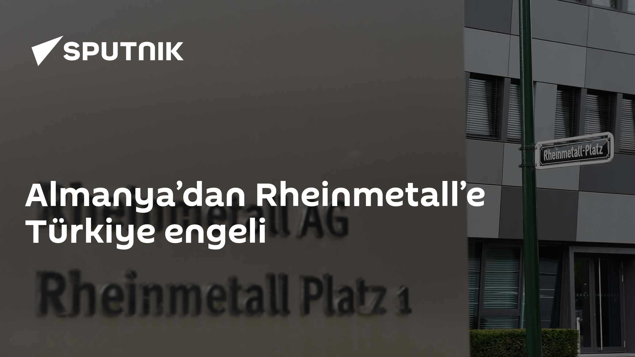 Almanya’dan Rheinmetall’e Türkiye engeli - 19.04.2017, Sputnik Türkiye