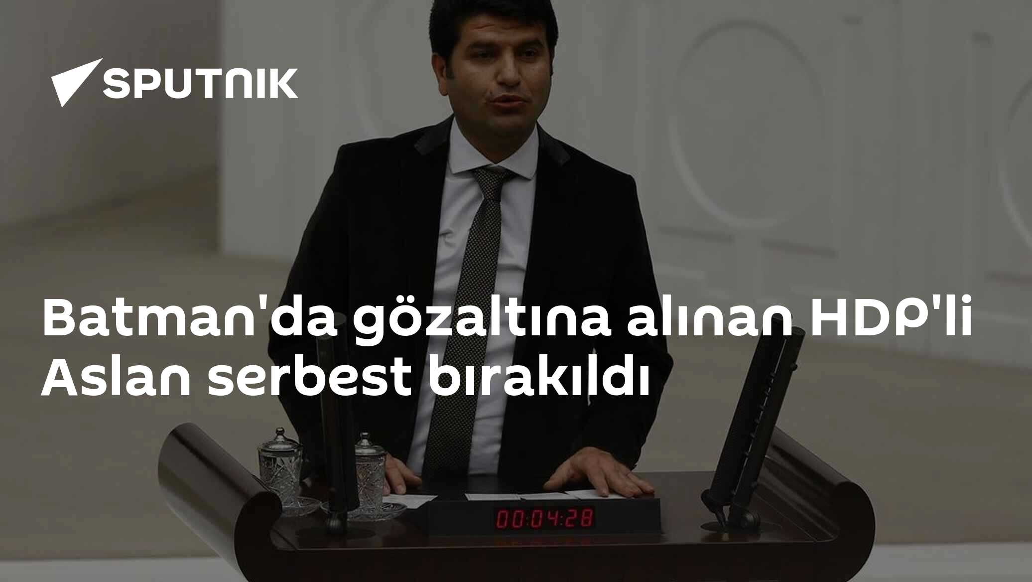 Batman'da gözaltına alınan HDP'li Aslan serbest bırakıldı - 13.06.2017 ...