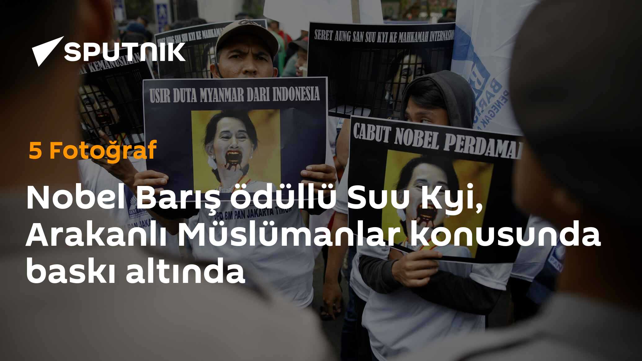 Nobel Barış ödüllü Suu Kyi, Arakanlı Müslümanlar konusunda baskı altında - 05.09.2017, Sputnik ...