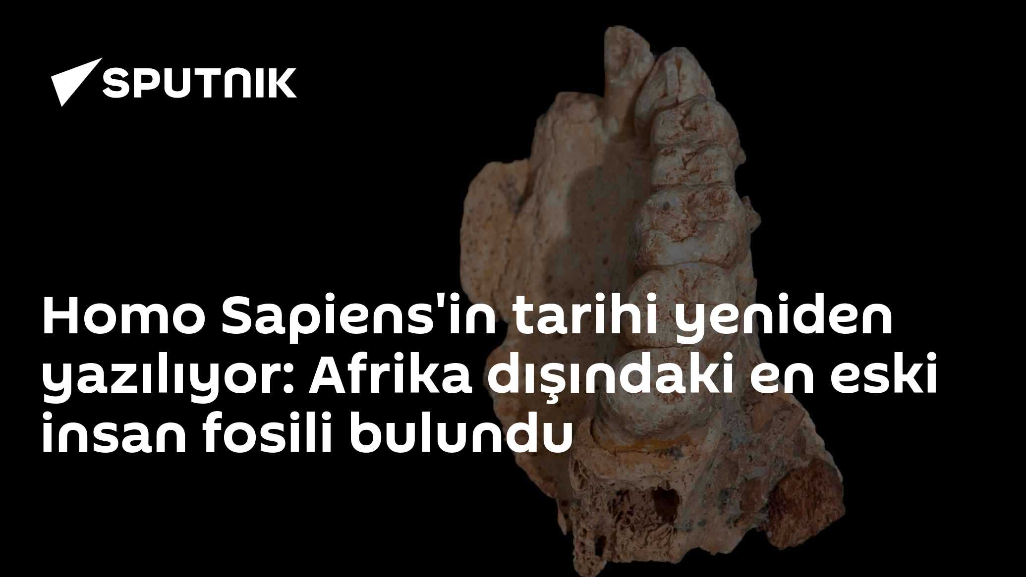 Homo Sapiens'in tarihi yeniden yazılıyor: Afrika dışındaki en eski ...