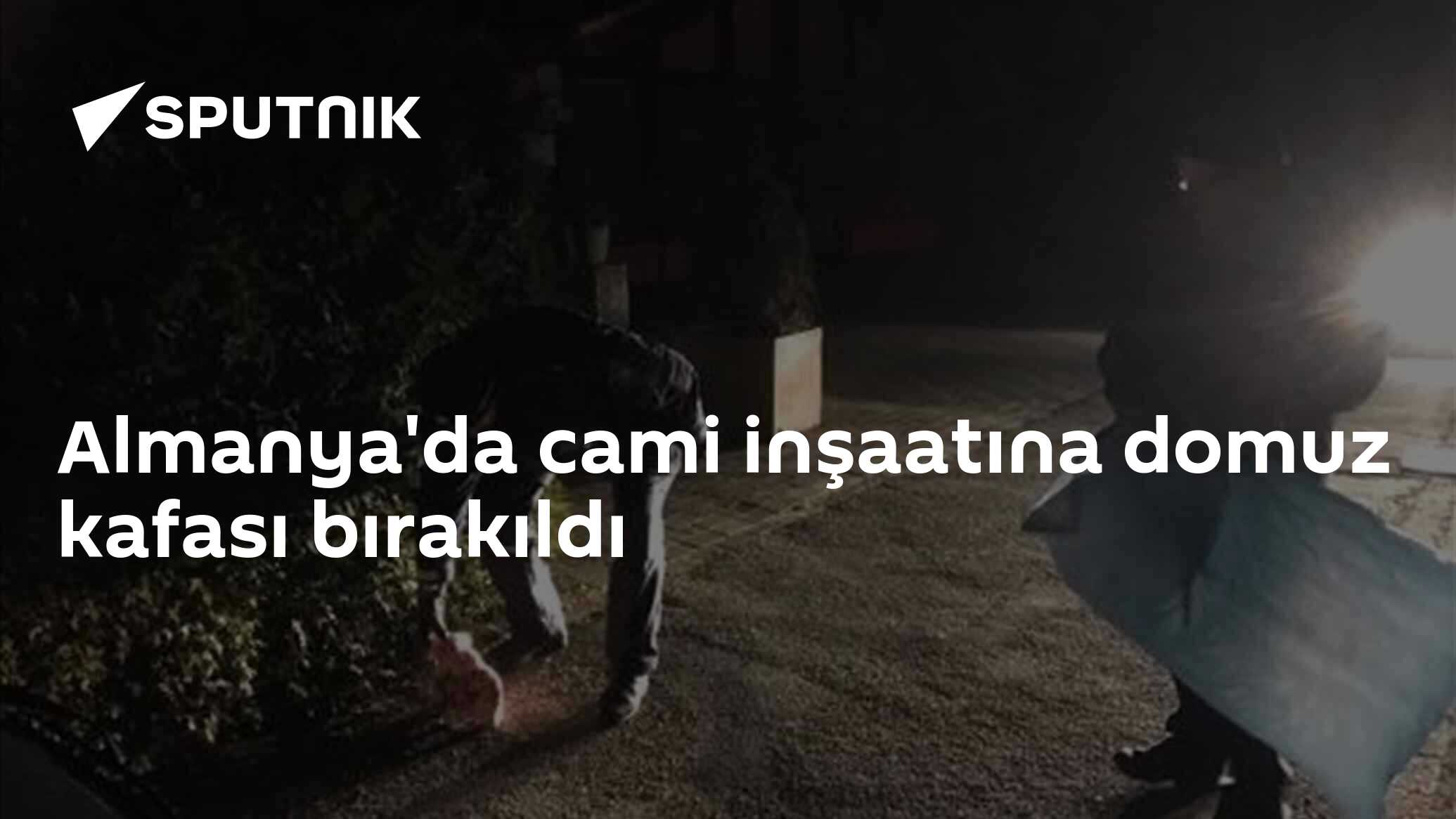 Almanya'da cami inşaatına domuz kafası bırakıldı - 30.10.2019, Sputnik ...