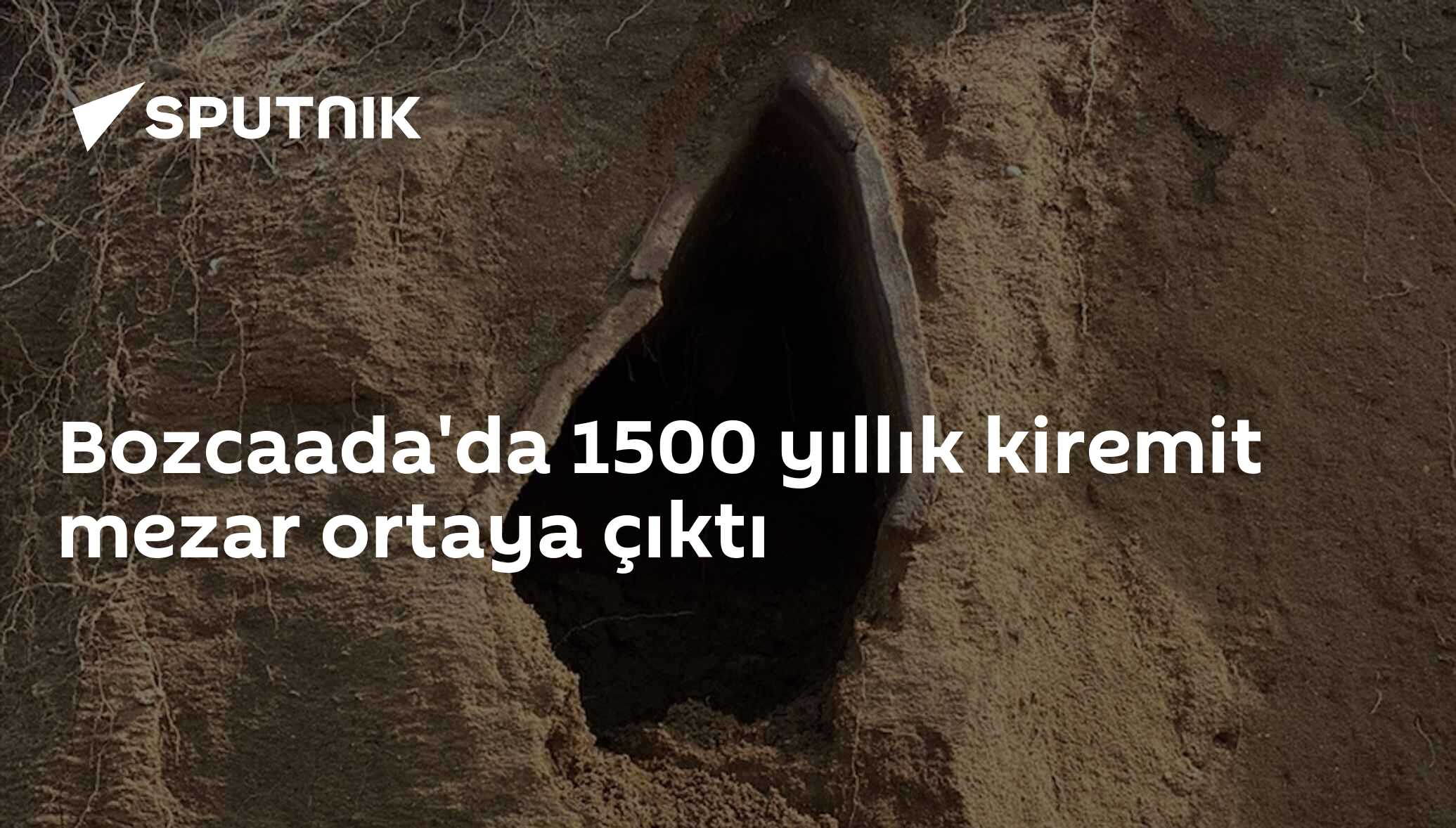 Bozcaada'da 1500 yıllık kiremit mezar ortaya çıktı - 20.04.2020 ...