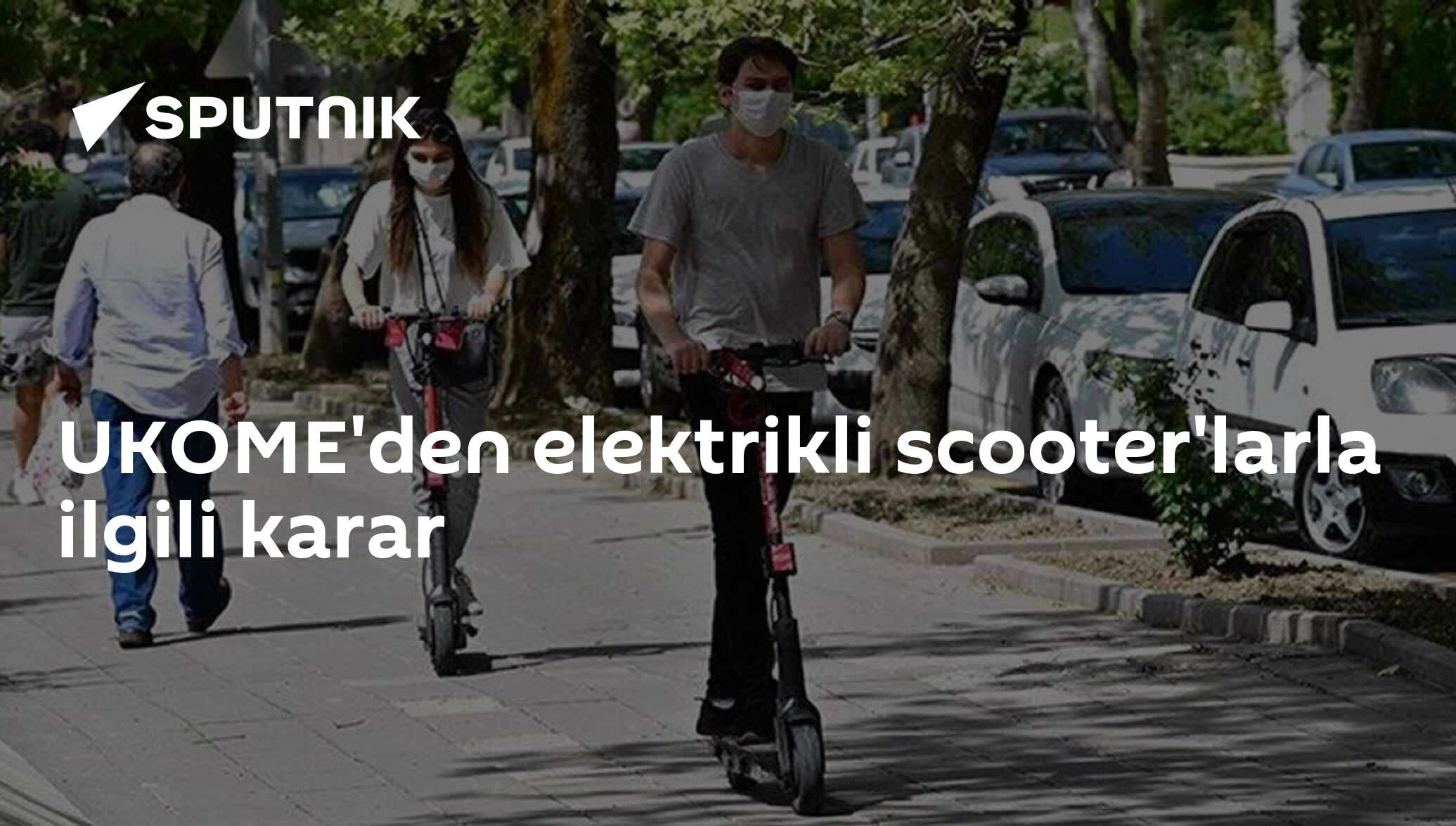 UKOME'den elektrikli scooter'larla ilgili karar - 23.07.2020, Sputnik ...