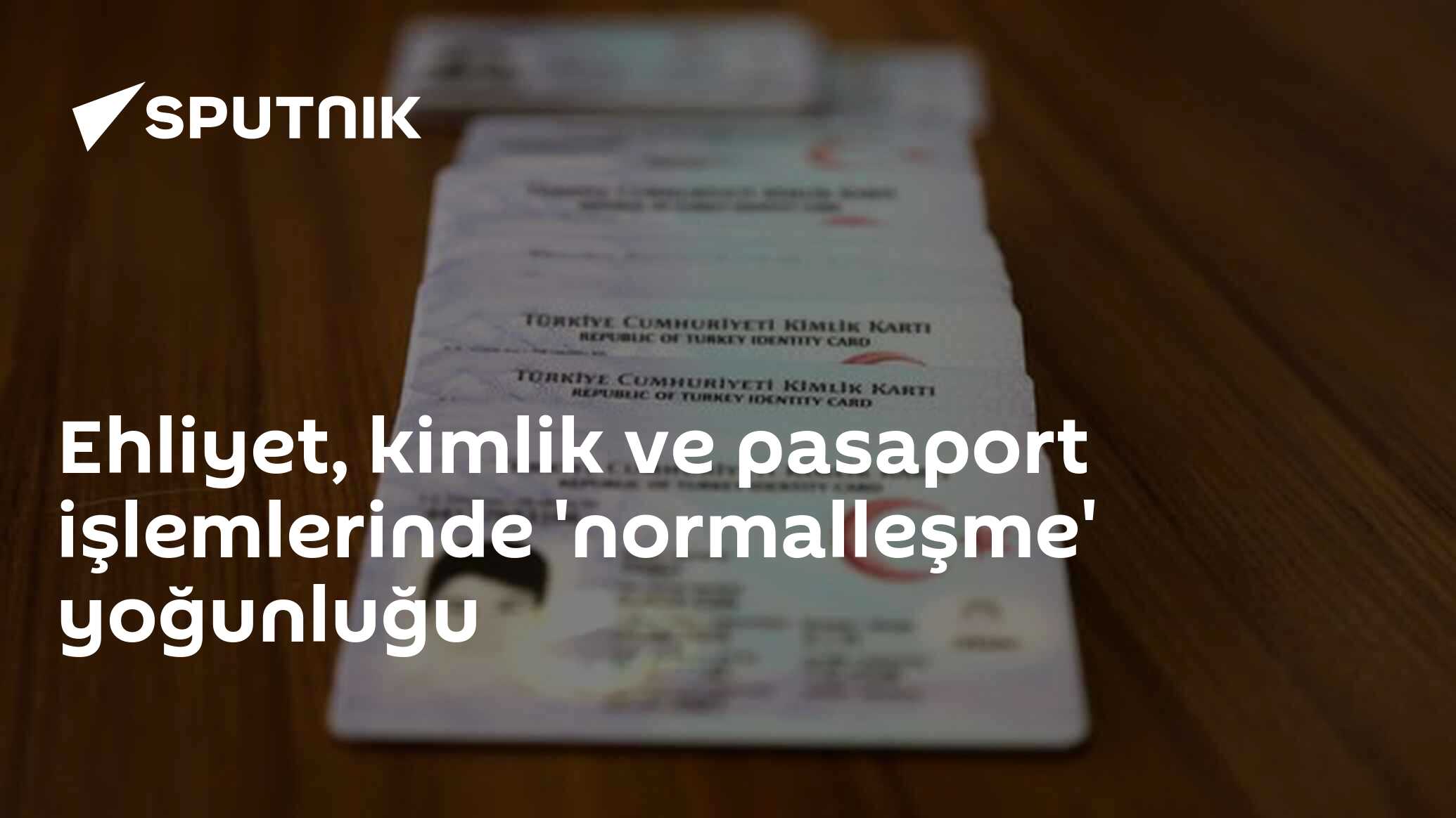 Ehliyet, kimlik ve pasaport işlemlerinde 'normalleşme' yoğunluğu - 04. ...