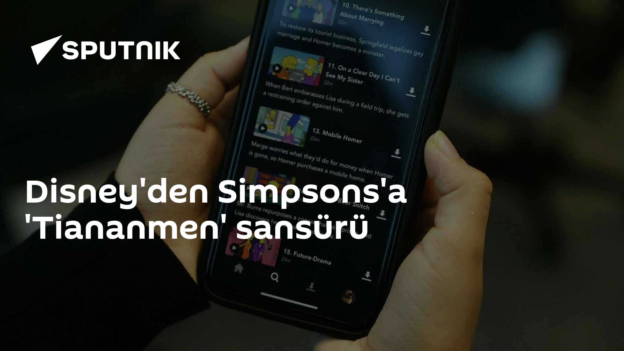 Disney'den Simpsons'a 'Tiananmen' sansürü - 01.12.2021, Sputnik Türkiye