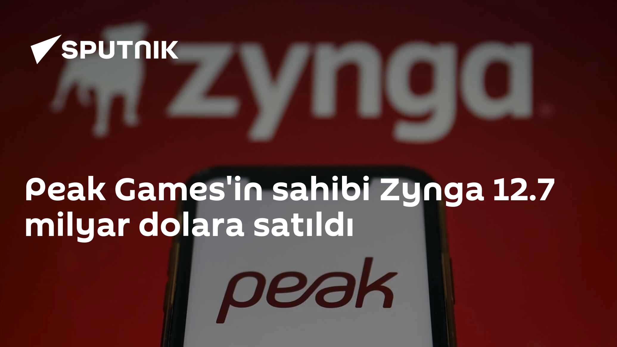 Peak Games'in sahibi Zynga 12.7 milyar dolara satıldı - 10.01.2022, Sputnik Türkiye