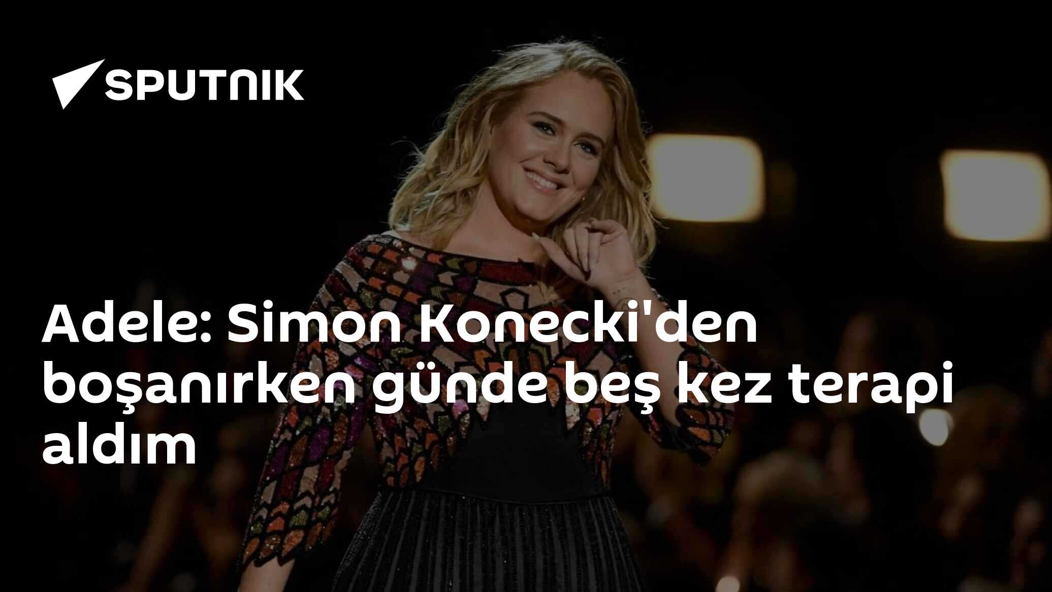 Adele: Simon Konecki'den boşanırken günde beş kez terapi aldım - 12.12.2022, Sputnik Türkiye