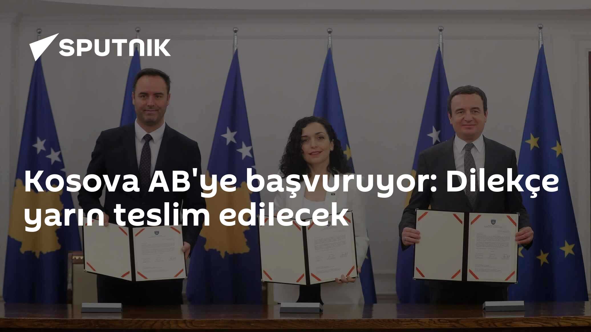 Kosova AB'ye başvuruyor: Dilekçe yarın teslim edilecek - 14.12.2022 ...