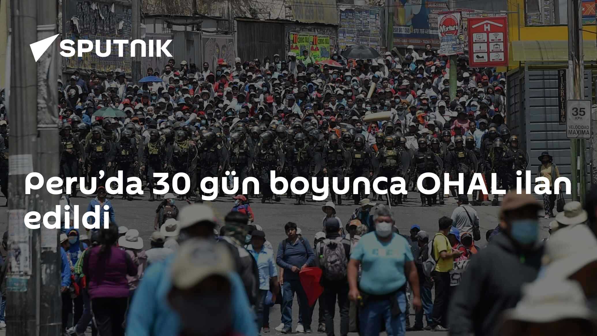 Peru’da 30 gün boyunca OHAL ilan edildi - 14.12.2022, Sputnik Türkiye