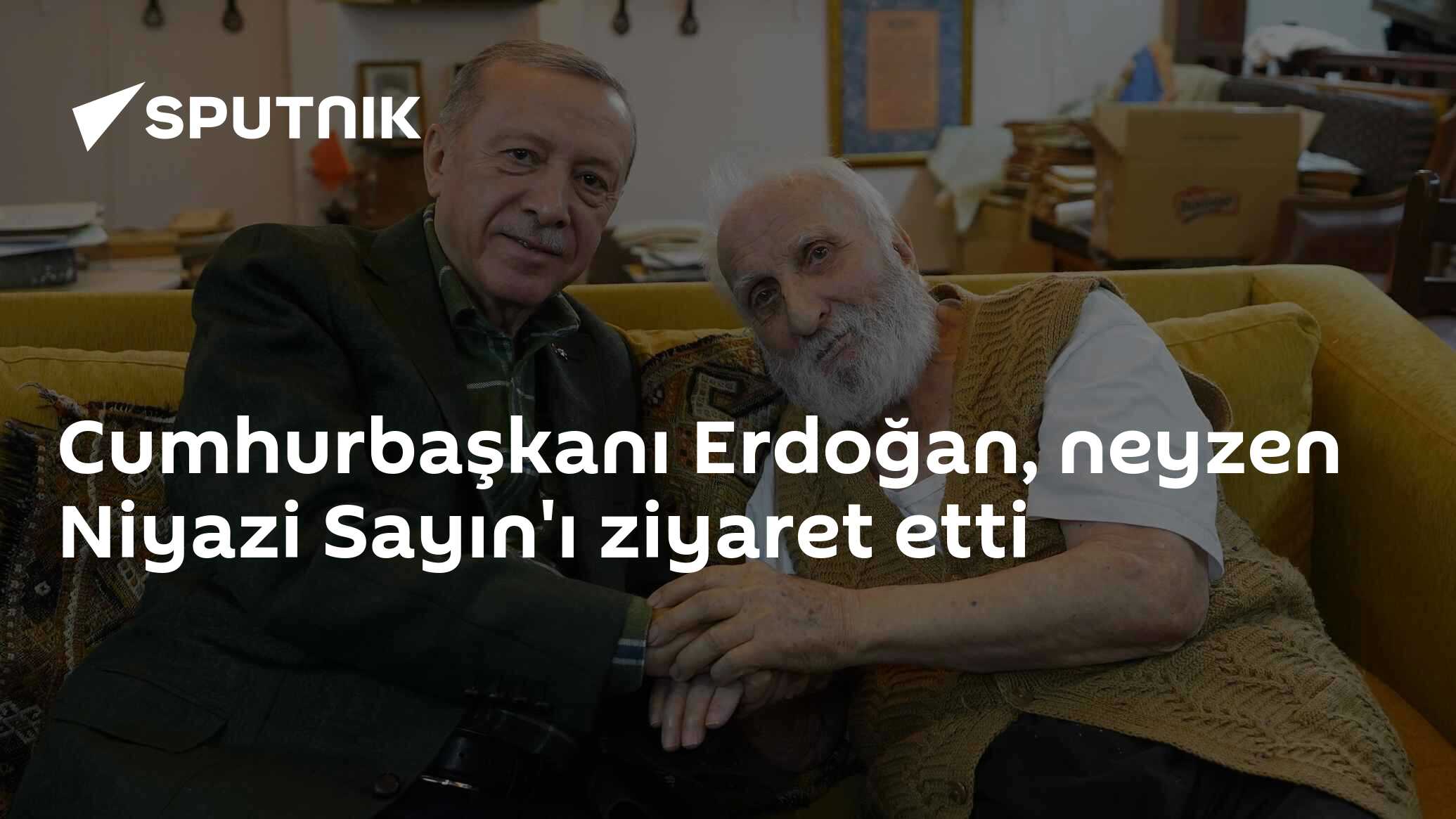 Cumhurbaşkanı Erdoğan, neyzen Niyazi Sayın'ı ziyaret etti - 01.01.2023 ...