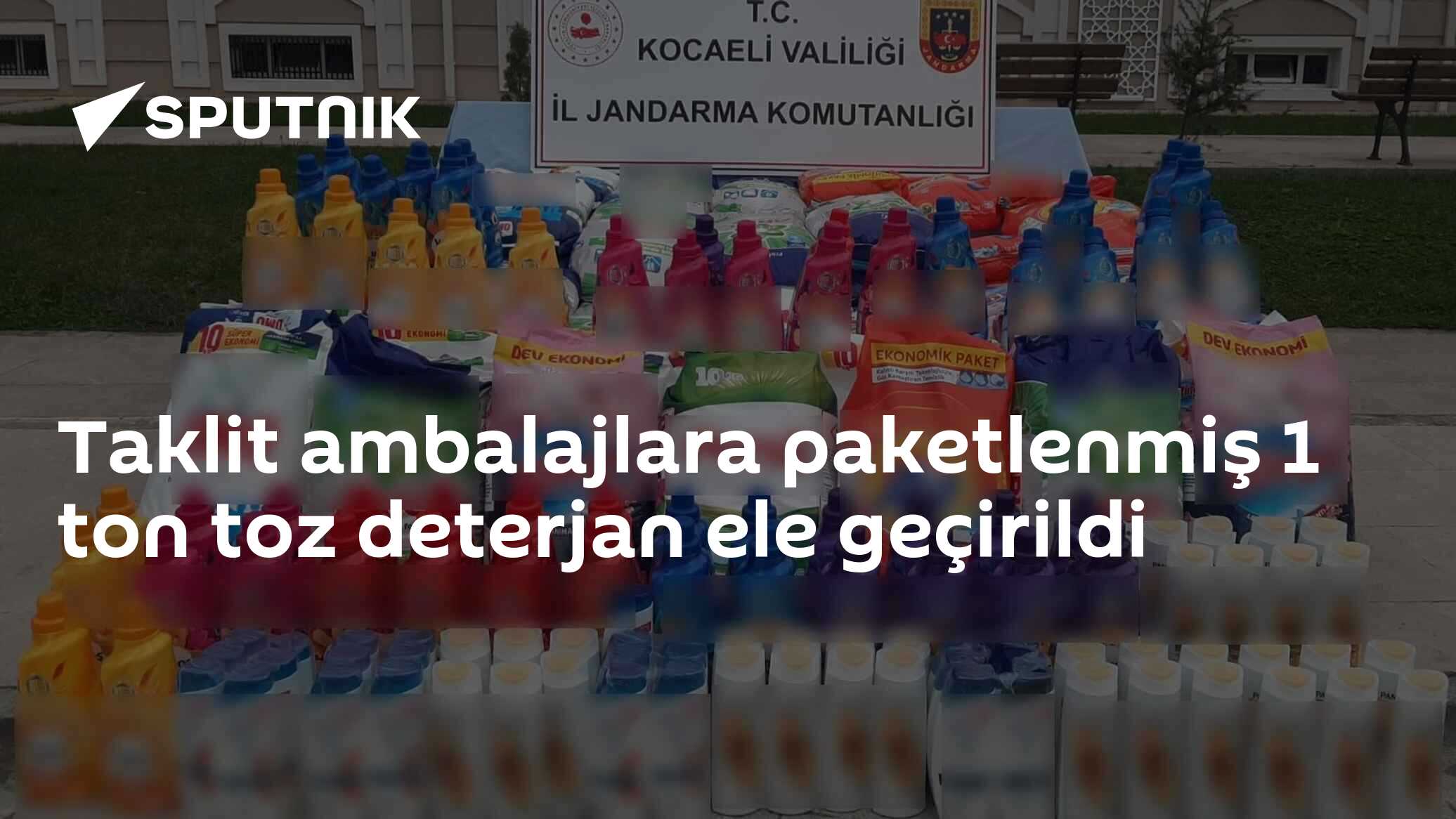 Taklit ambalajlara paketlenmiş 1 ton toz deterjan ele geçirildi - 19.01 ...