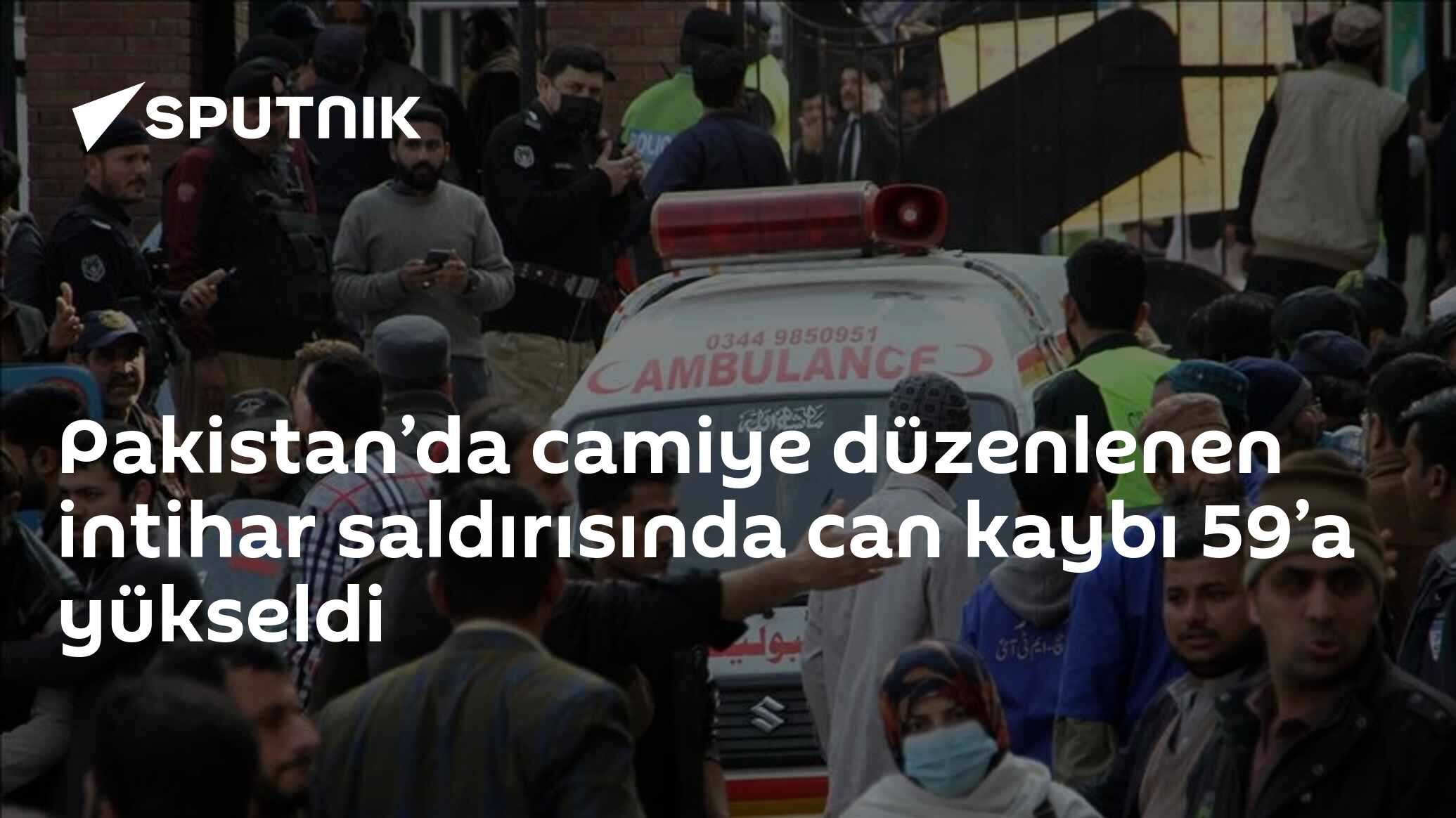 Pakistan’da camiye düzenlenen intihar saldırısında can kaybı 59’a ...