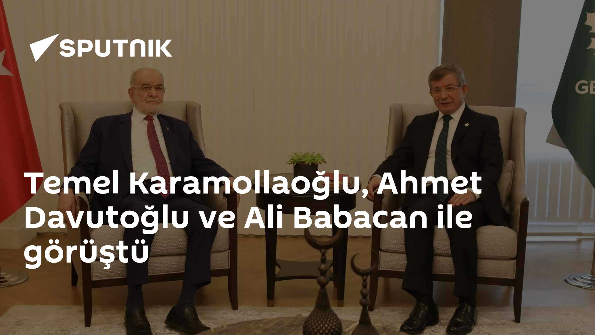 Temel Karamollaoğlu, Ahmet Davutoğlu ve Ali Babacan ile görüştü - 01.02 ...