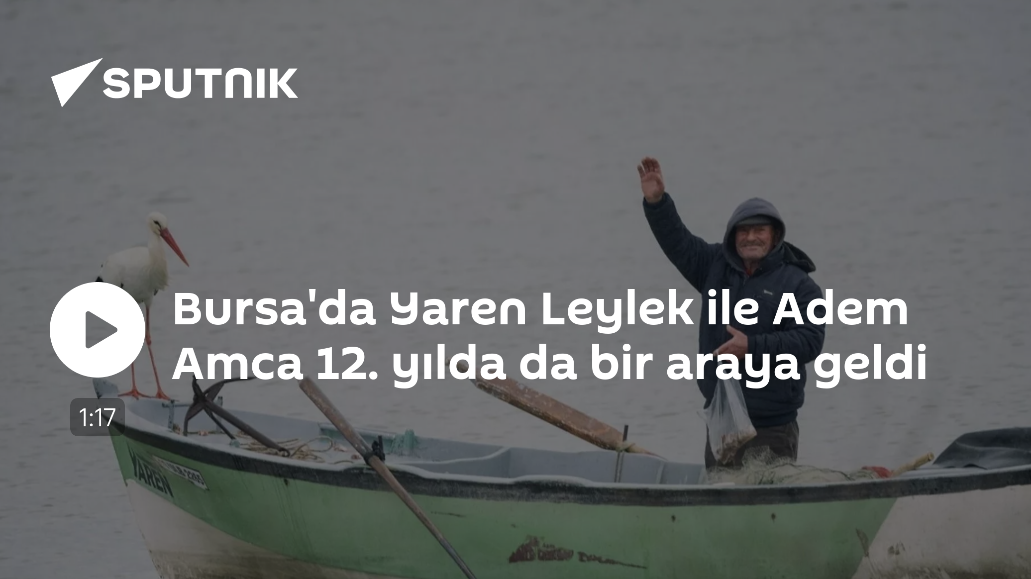 Bursa'da Yaren Leylek ile Adem Amca 12. yılda da bir araya geldi - 17. ...