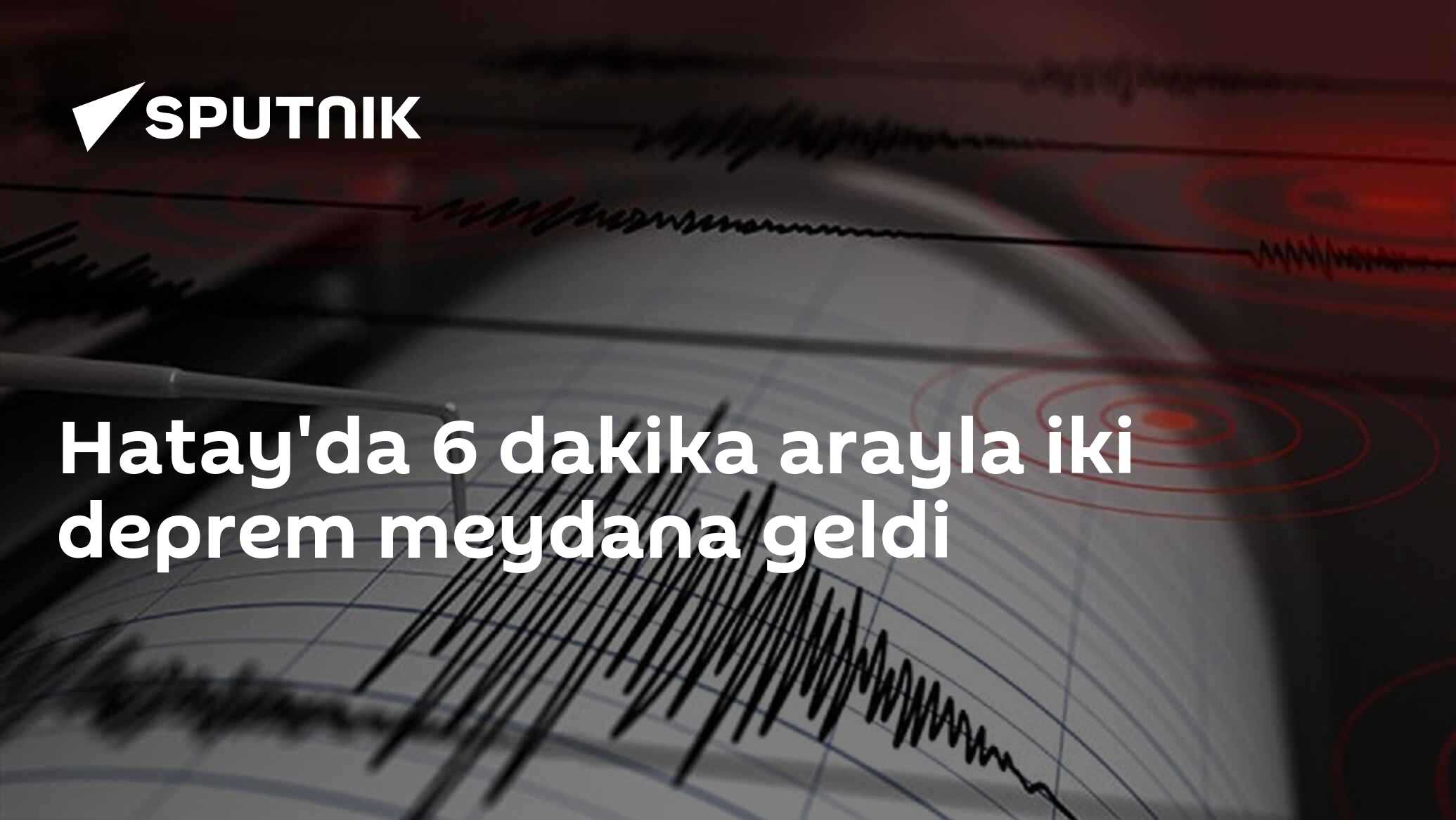 Hatay'da 6 dakika arayla iki deprem meydana geldi - 01.04.2023, Sputnik Türkiye