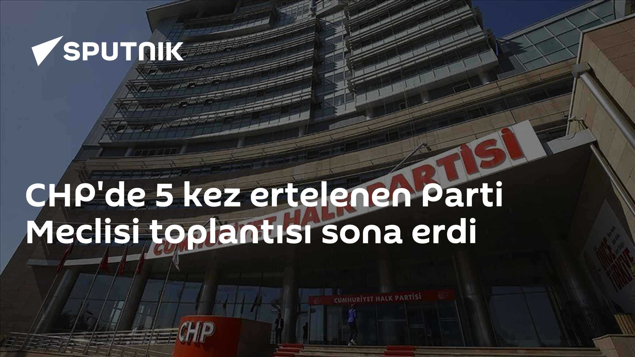 CHP'de 5 kez ertelenen Parti Meclisi toplantısı sona erdi - 09.04.2023 ...