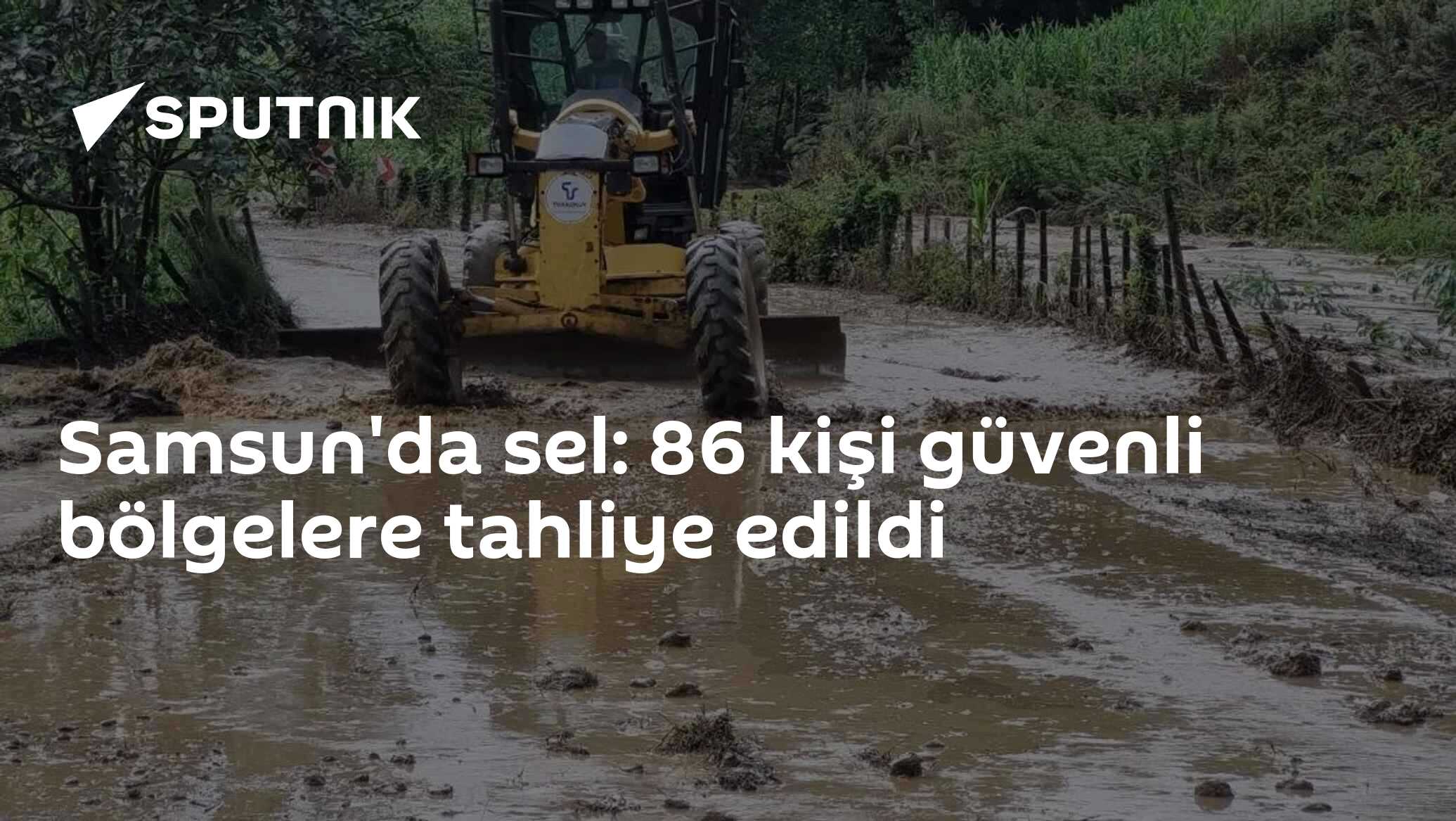 Samsun'da sel: 86 kişi güvenli bölgelere tahliye edildi - 03.09.2023 ...