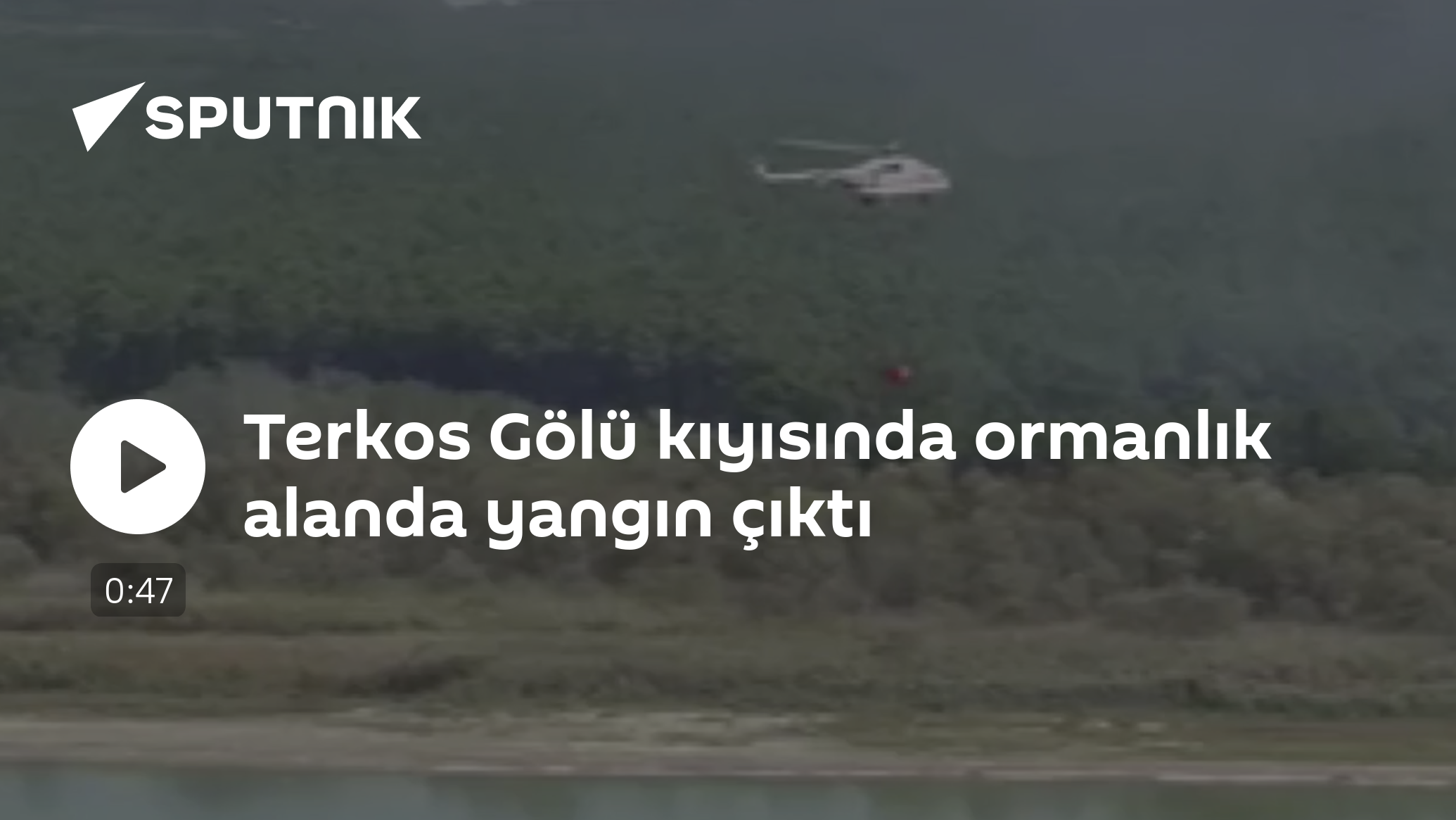 Terkos Gölü kıyısında ormanlık alanda yangın çıktı - 22.09.2023 ...
