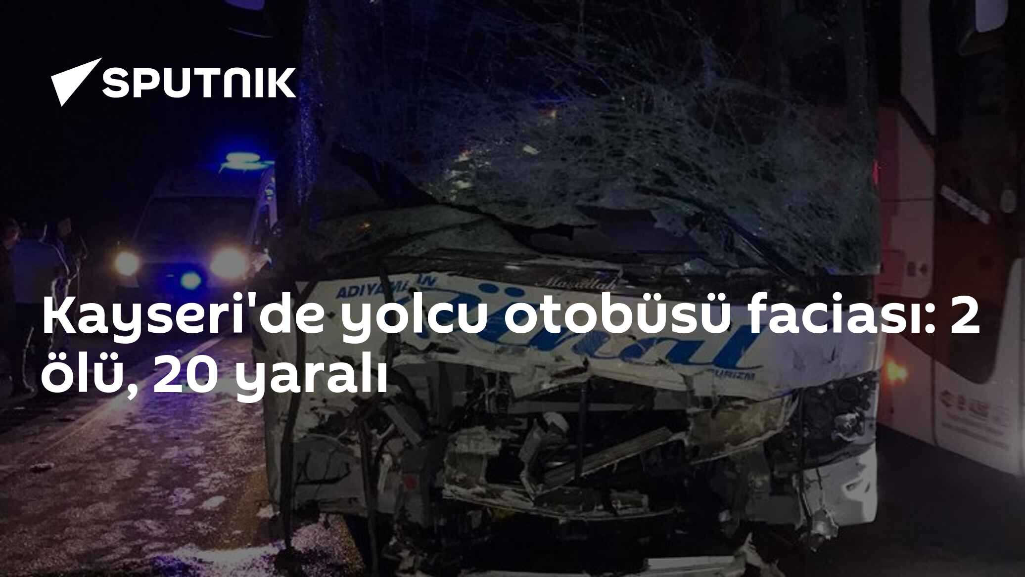Kayseri'de yolcu otobüsü faciası: 2 ölü, 20 yaralı - 25.09.2023, Sputnik Türkiye