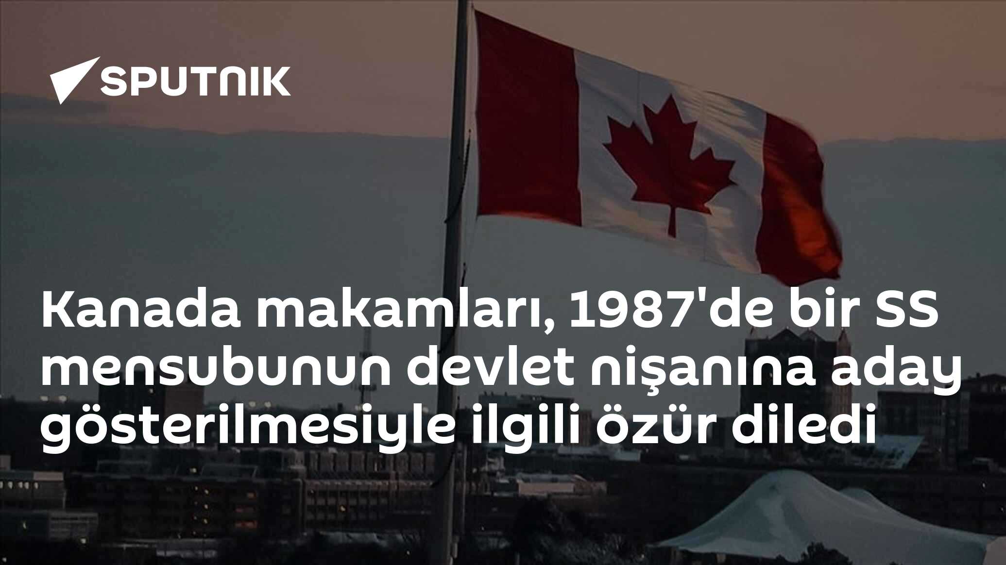 Kanada makamları, 1987'de bir SS mensubunun devlet nişanına aday ...