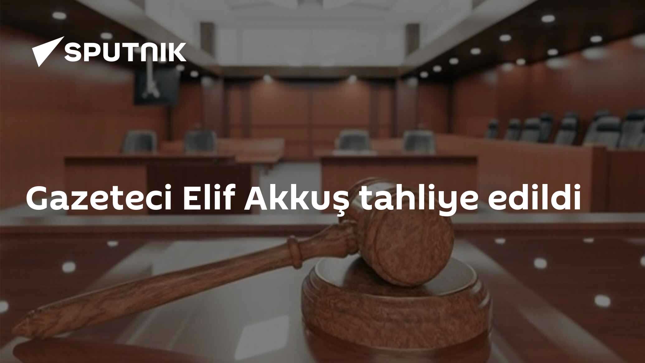 Gazeteci Elif Akkuş tahliye edildi - 15.11.2023, Sputnik Türkiye