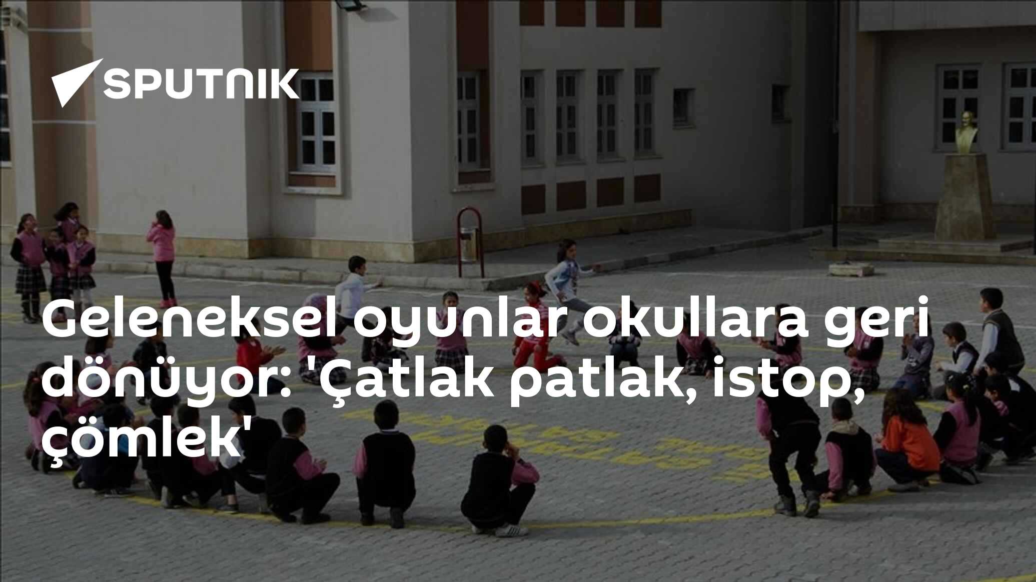 Geleneksel oyunlar okullara geri dönüyor: 'Çatlak patlak, istop, çömlek ...
