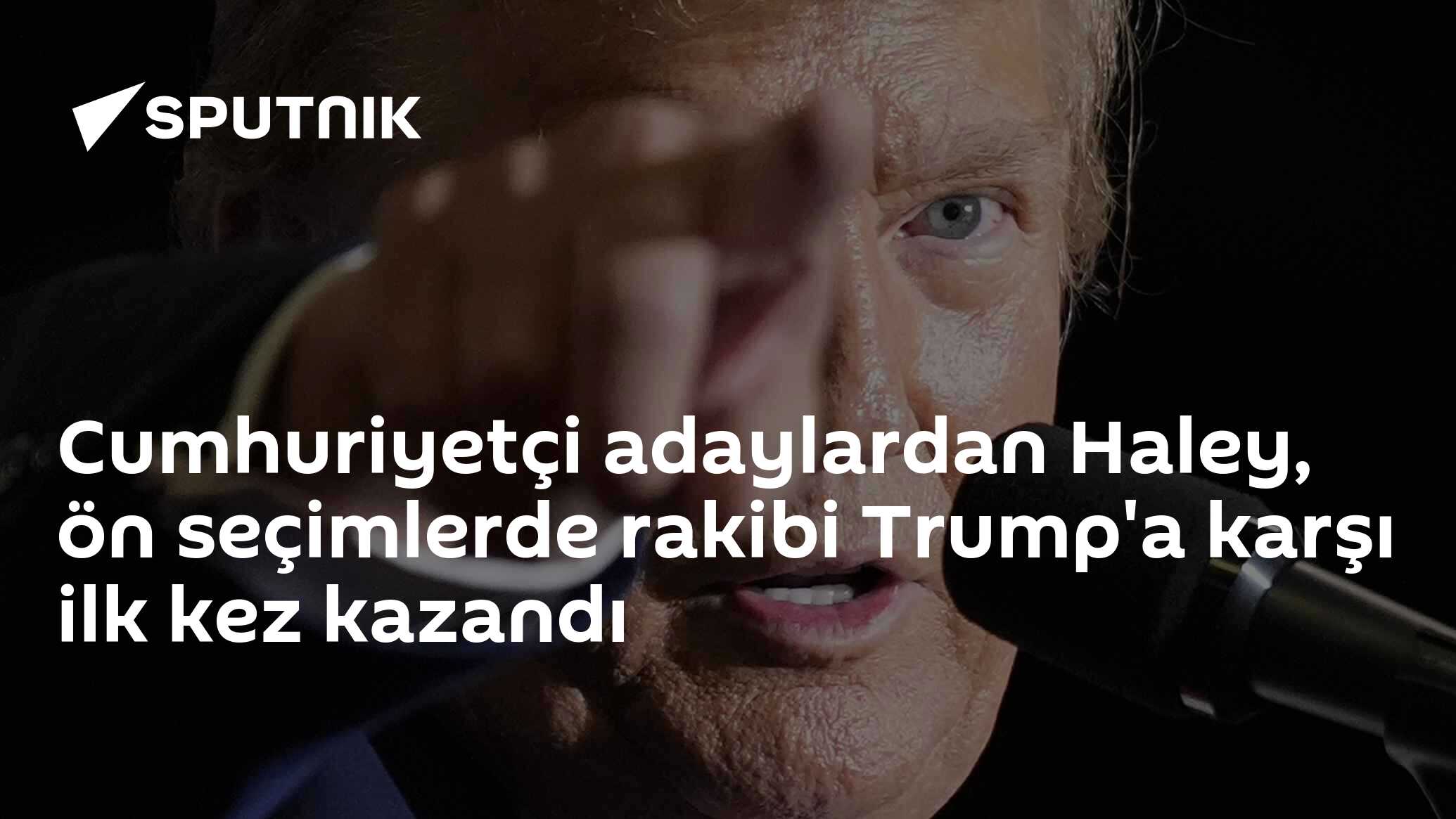 Cumhuriyetçi adaylardan Haley, ön seçimlerde rakibi Trump'a karşı ilk ...