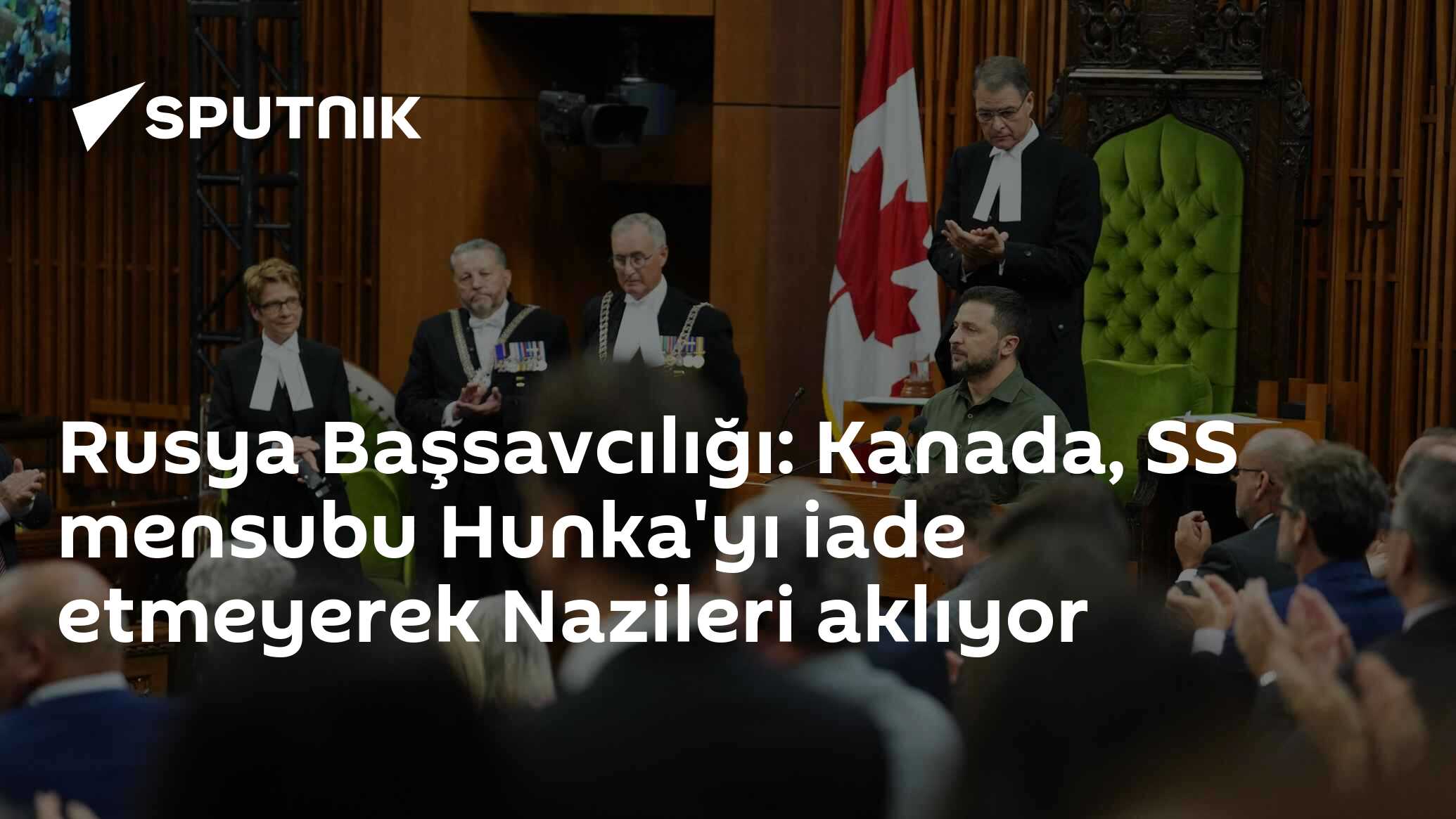 Rusya Başsavcılığı: Kanada, SS mensubu Hunka'yı iade etmeyerek Nazileri ...