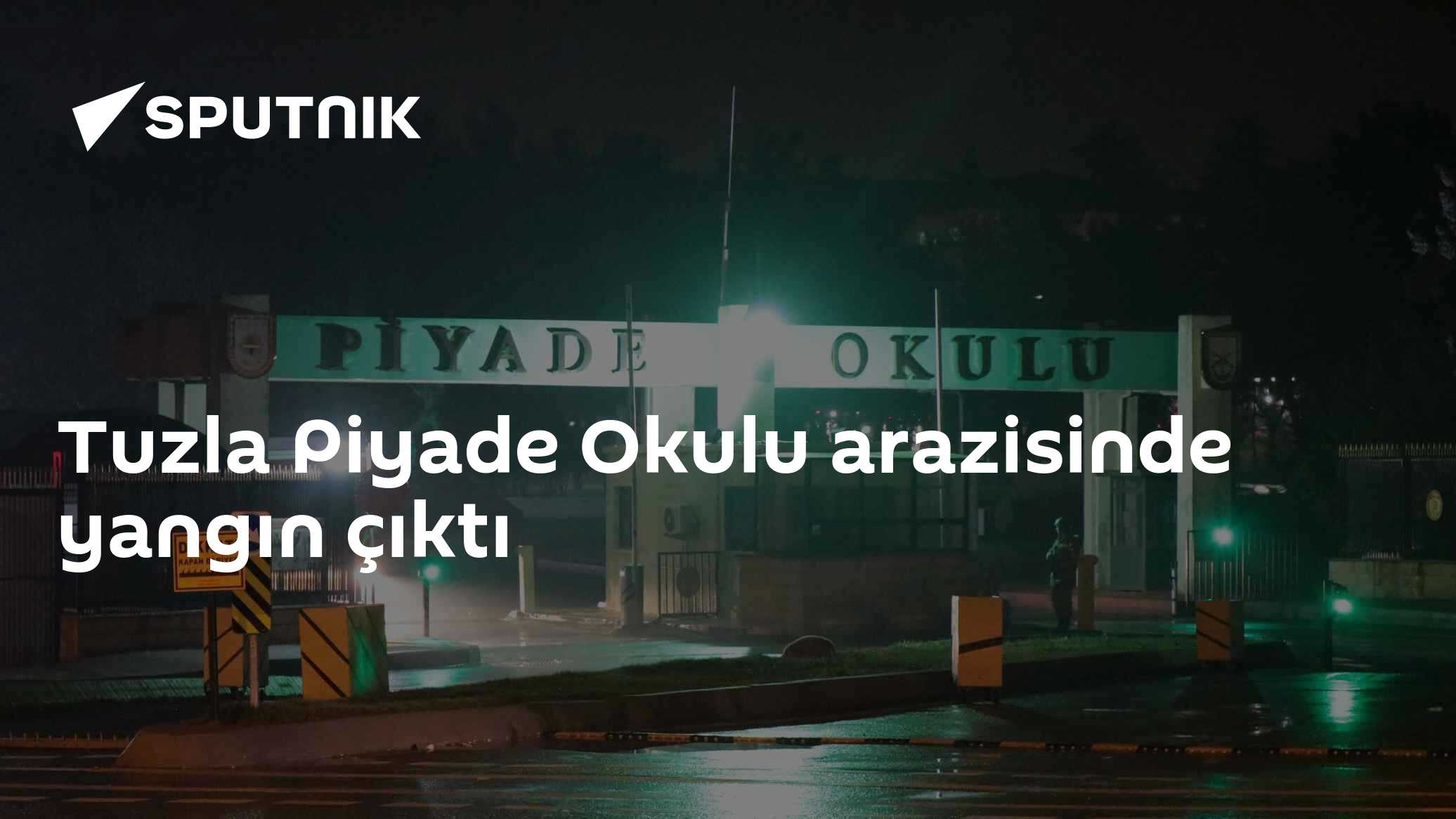 Tuzla Piyade Okulu arazisinde yangın çıktı - 11.06.2024, Sputnik Türkiye