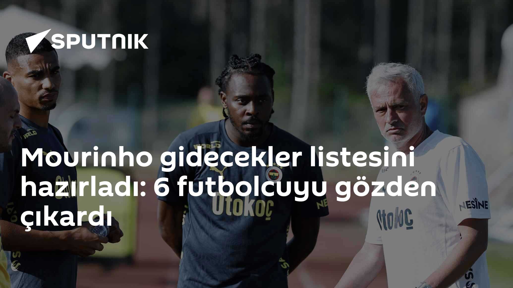 Mourinho gidecekler listesini hazırladı: 6 futbolcuyu gözden çıkardı ...