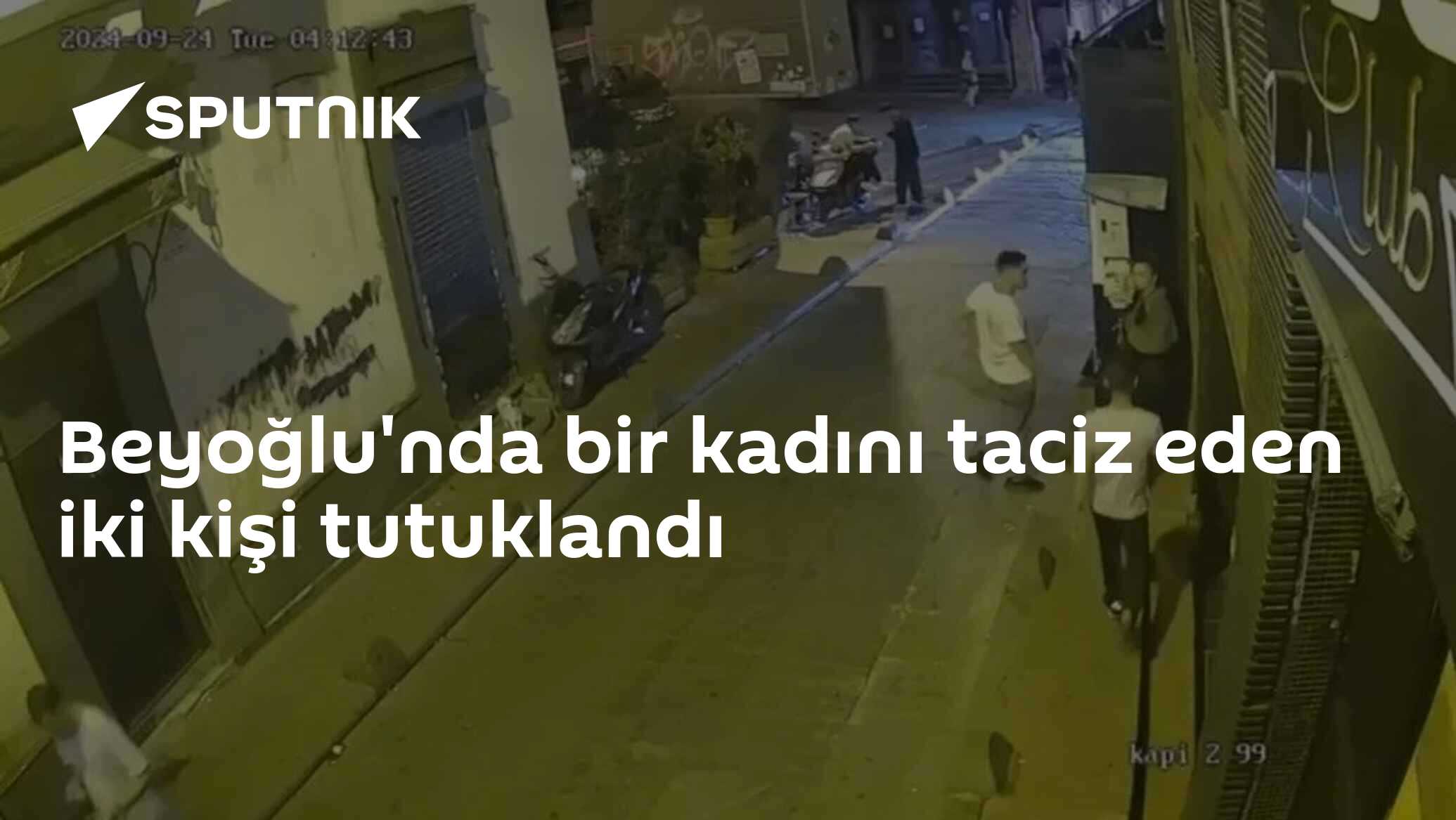 Beyoğlu'nda bir kadını taciz eden iki kişi tutuklandı - 05.10.2024 ...