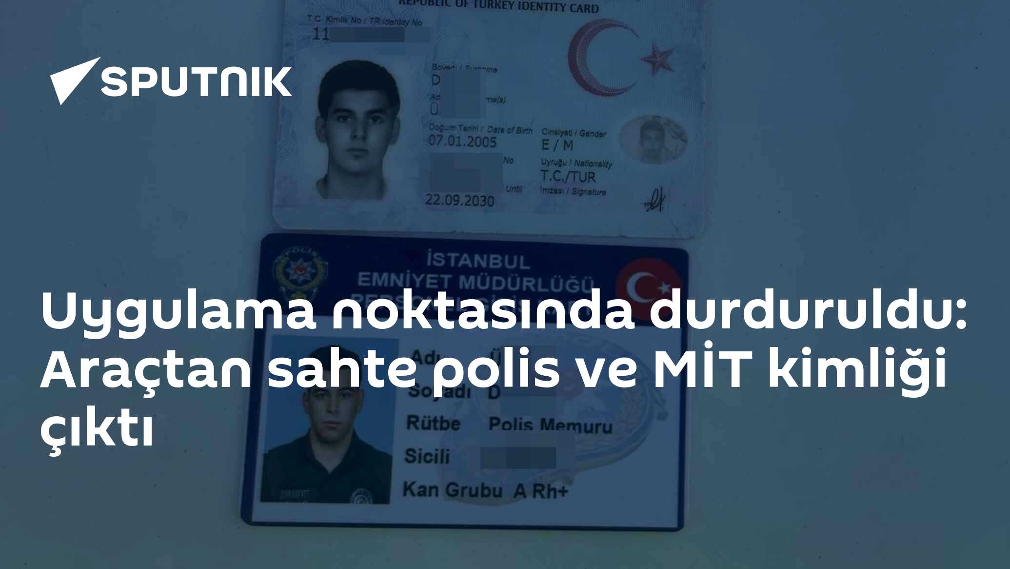 Uygulama noktasında durduruldu: Araçtan sahte polis ve MİT kimliği ...