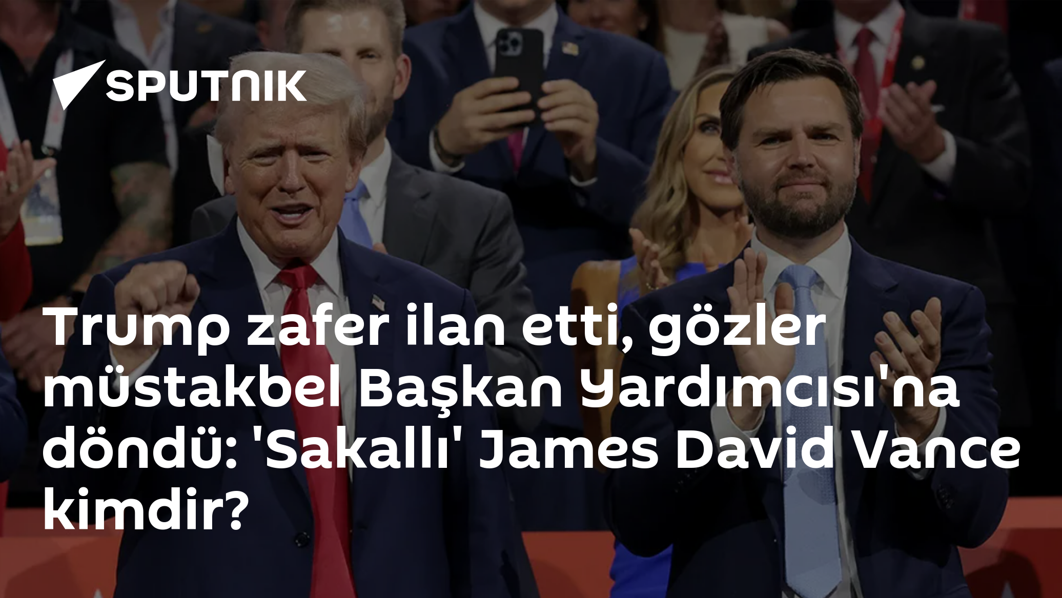 Trump zafer ilan etti, gözler müstakbel Başkan Yardımcısı'na döndü ...
