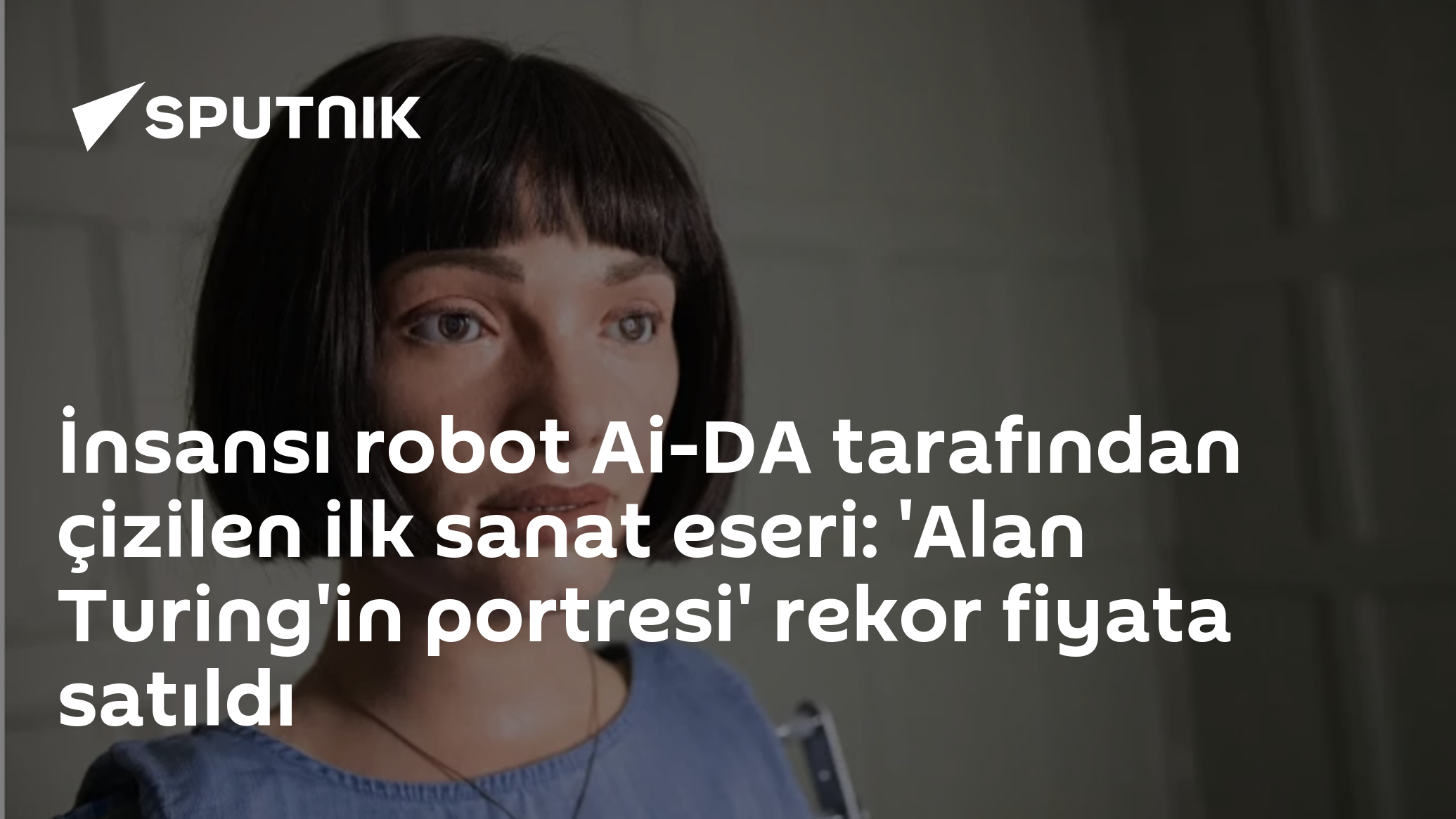 İnsansı robot Ai-DA tarafından çizilen ilk sanat eseri: 'Alan Turing'in ...