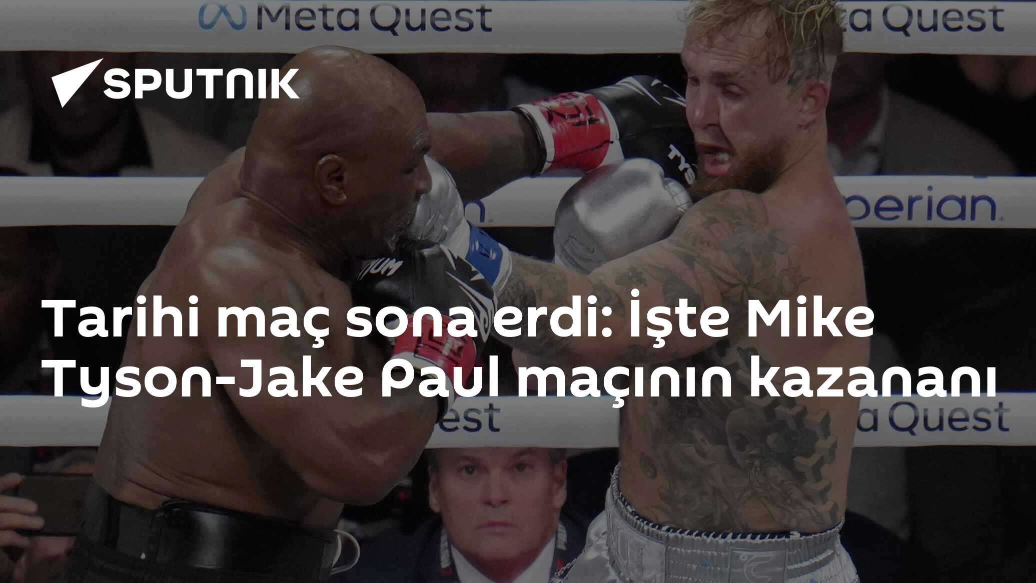 Tarihi maç sona erdi: İşte Mike Tyson-Jake Paul maçının kazananı - 16. ...