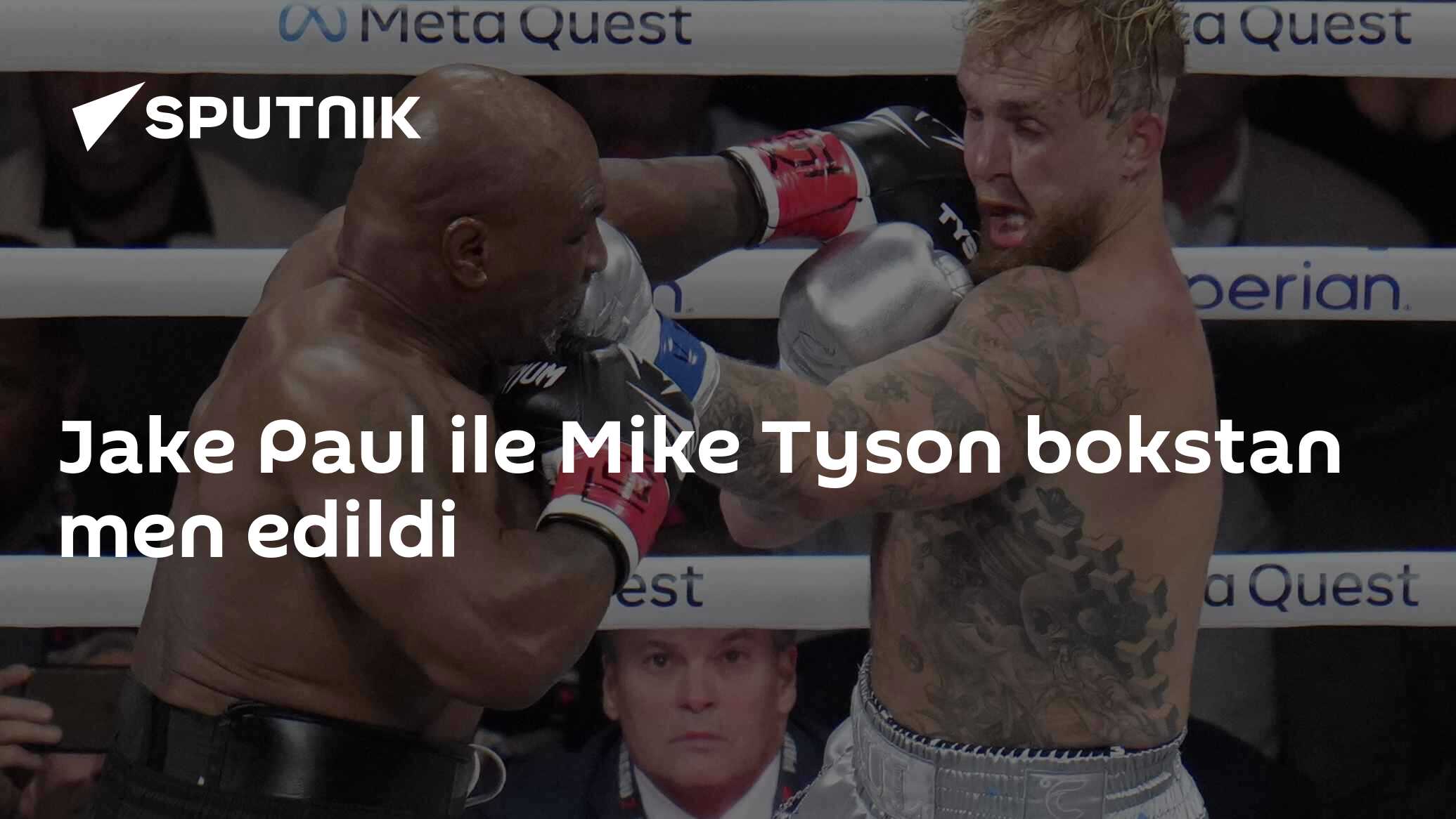Jake Paul ile Mike Tyson bokstan men edildi - 22.11.2024, Sputnik Türkiye