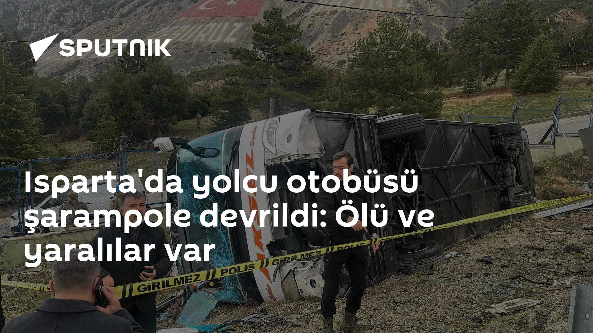 Isparta'da yolcu otobüsü şarampole devrildi: Ölü ve yaralılar var - 16.12.2024, Sputnik Türkiye
