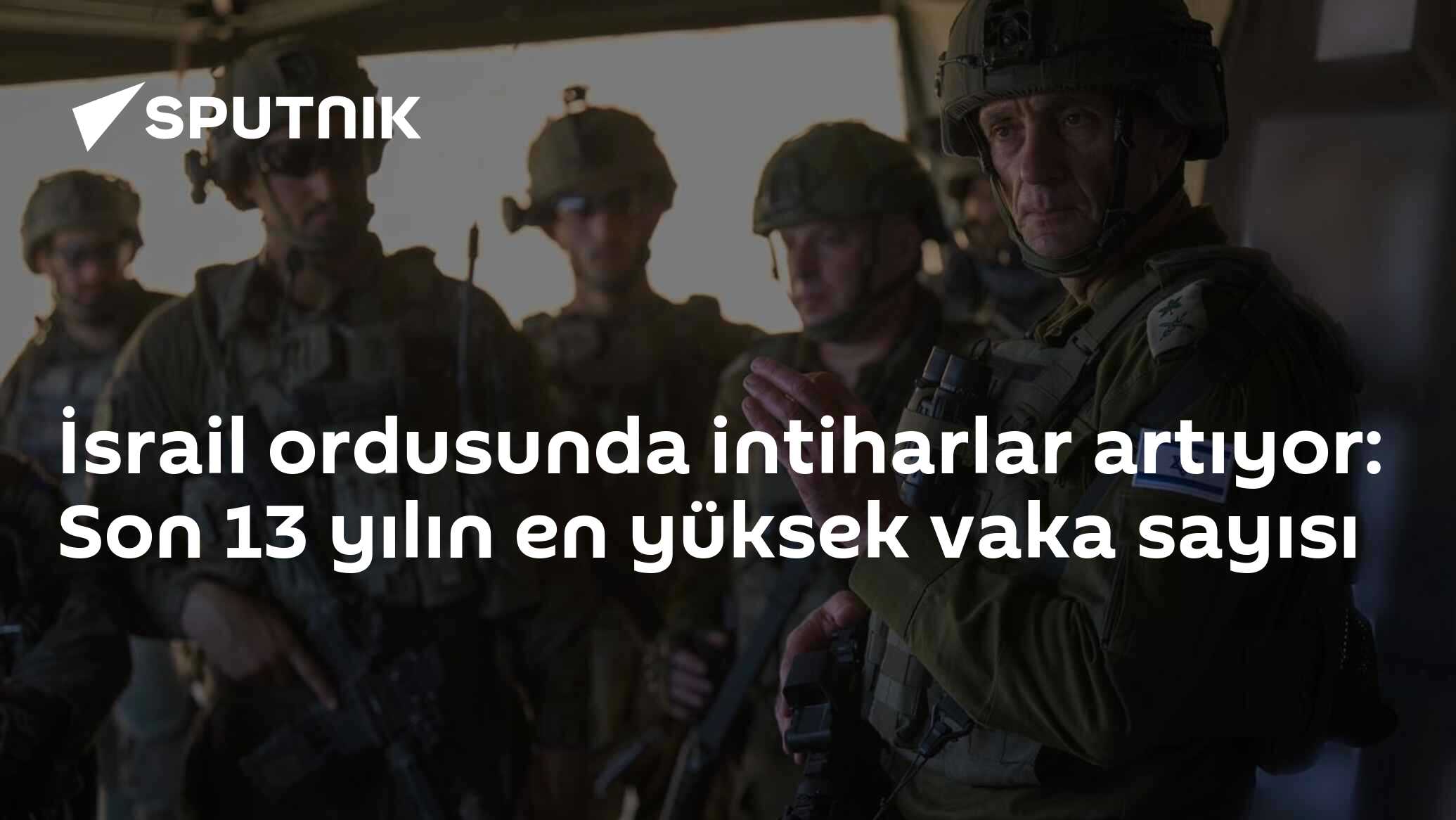 İsrail ordusunda intiharlar artıyor: Son 13 yılın en yüksek vaka sayısı - 02.01.2025, Sputnik ...