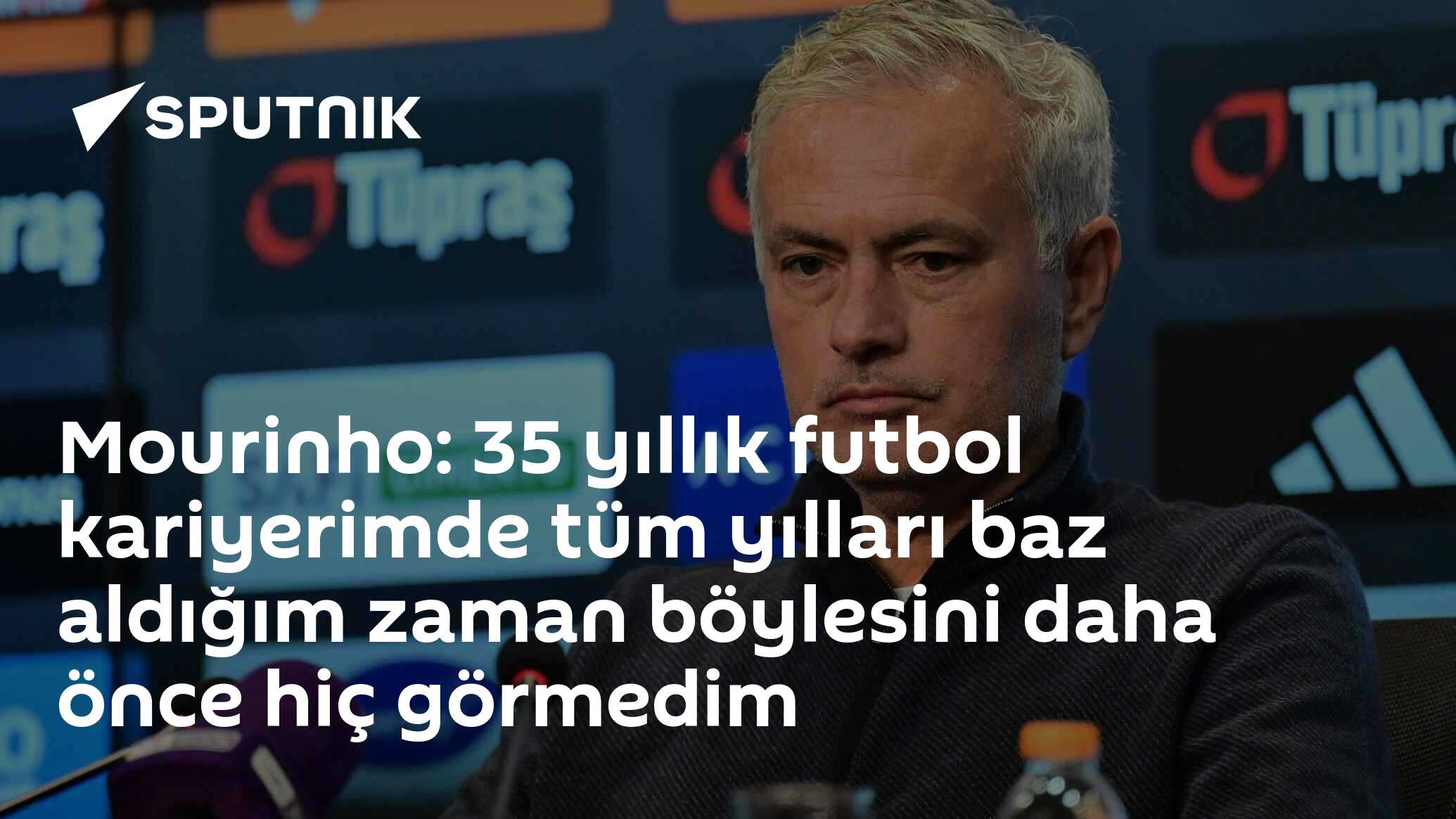 Mourinho: 35 yıllık futbol kariyerimde tüm yılları baz aldığım zaman ...