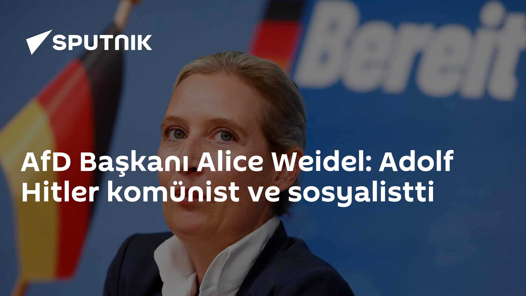 AfD Başkanı Alice Weidel: Adolf Hitler komünist ve sosyalistti - 10.01. ...