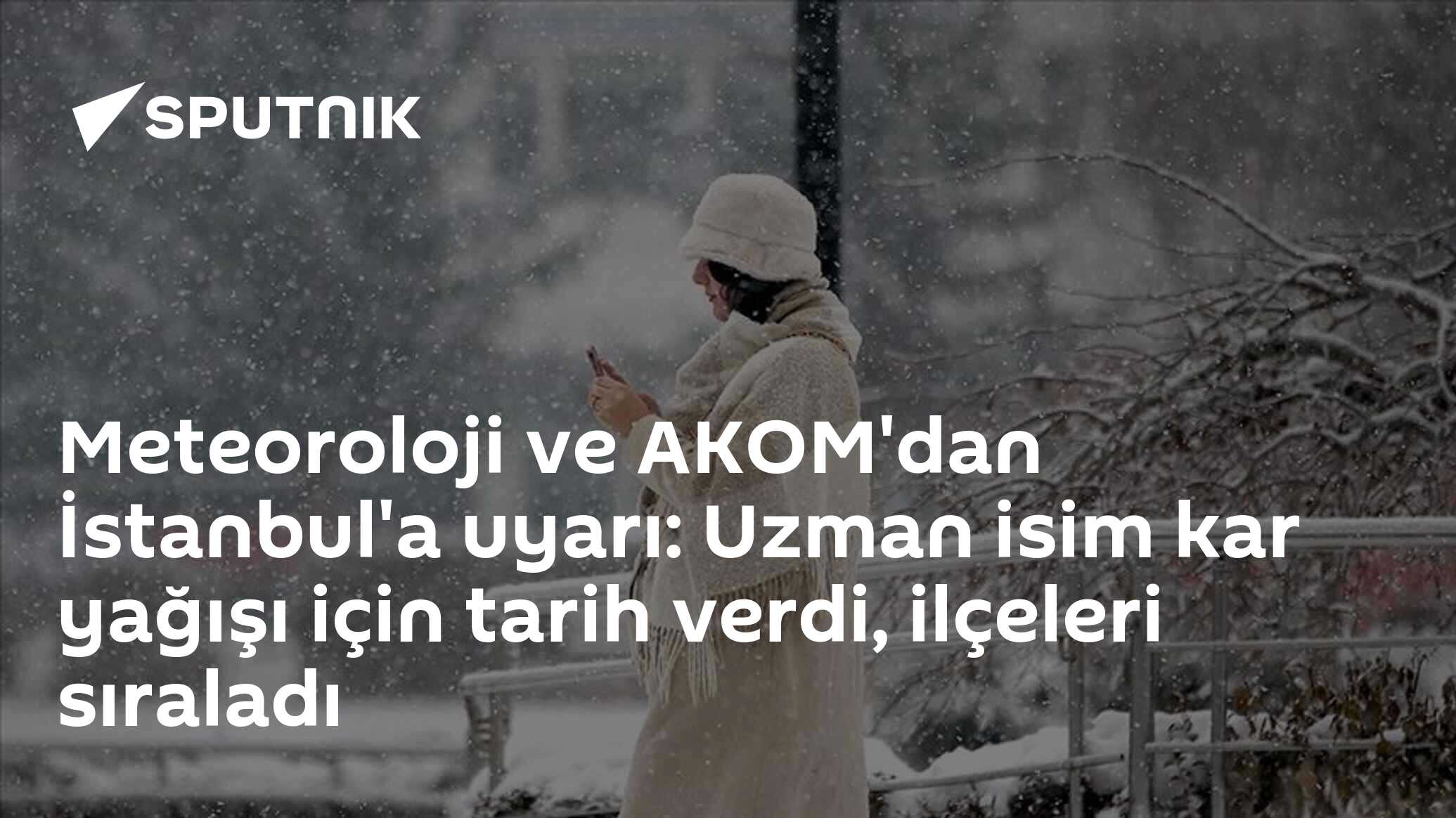 Meteoroloji ve AKOM'dan İstanbul'a uyarı: Uzman isim kar yağışı için ...