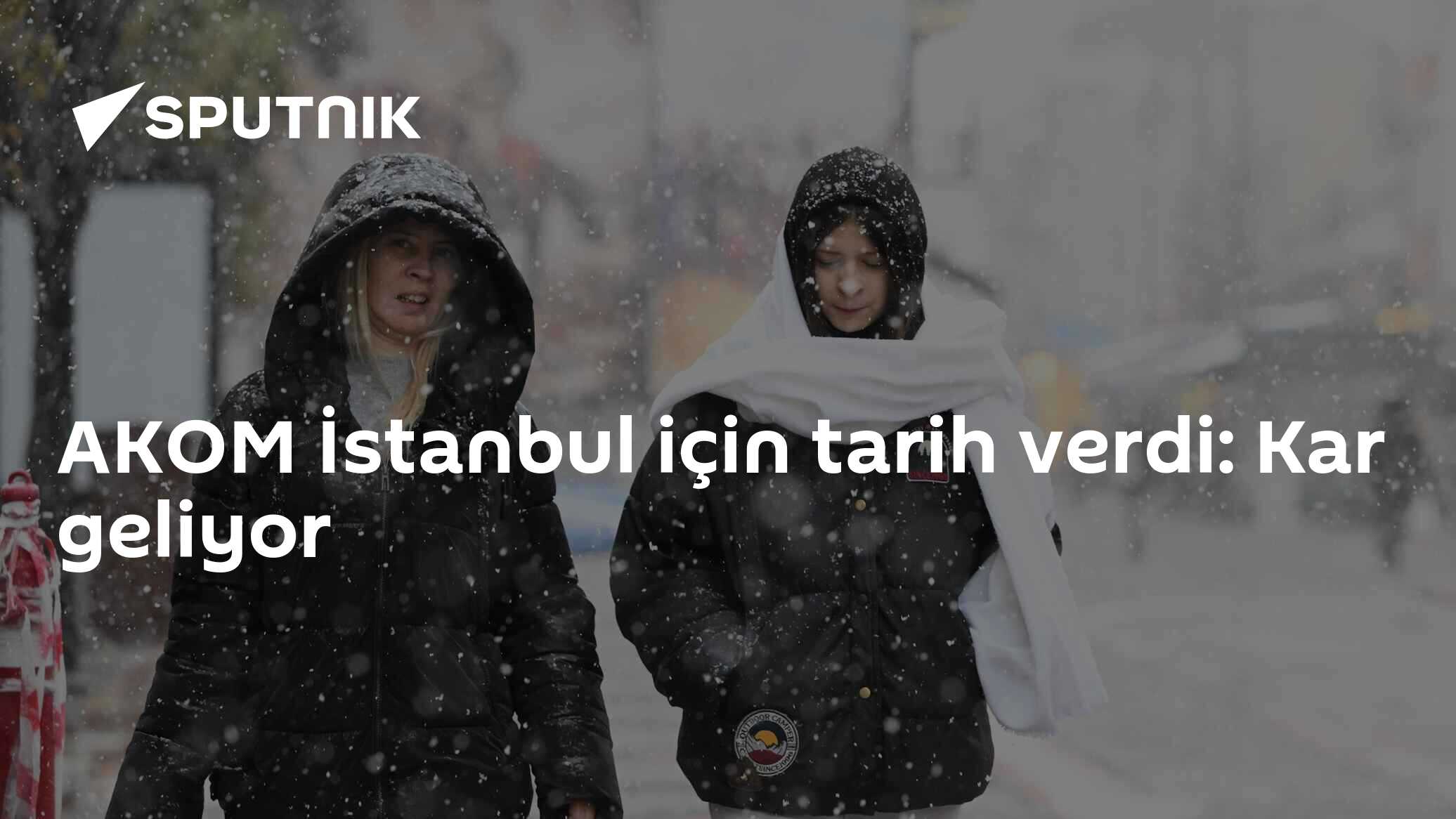 AKOM İstanbul için tarih verdi: Kar geliyor - 02.02.2025, Sputnik Türkiye