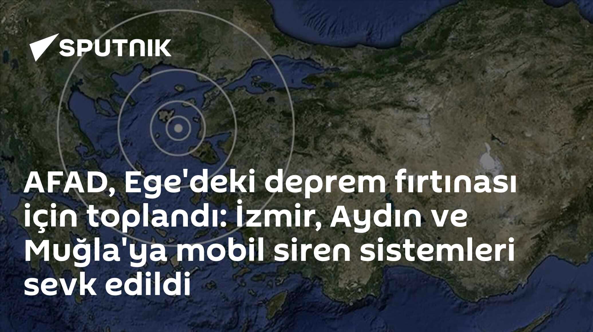 AFAD, Ege'deki deprem fırtınası için toplandı: İzmir, Aydın ve Muğla'ya ...