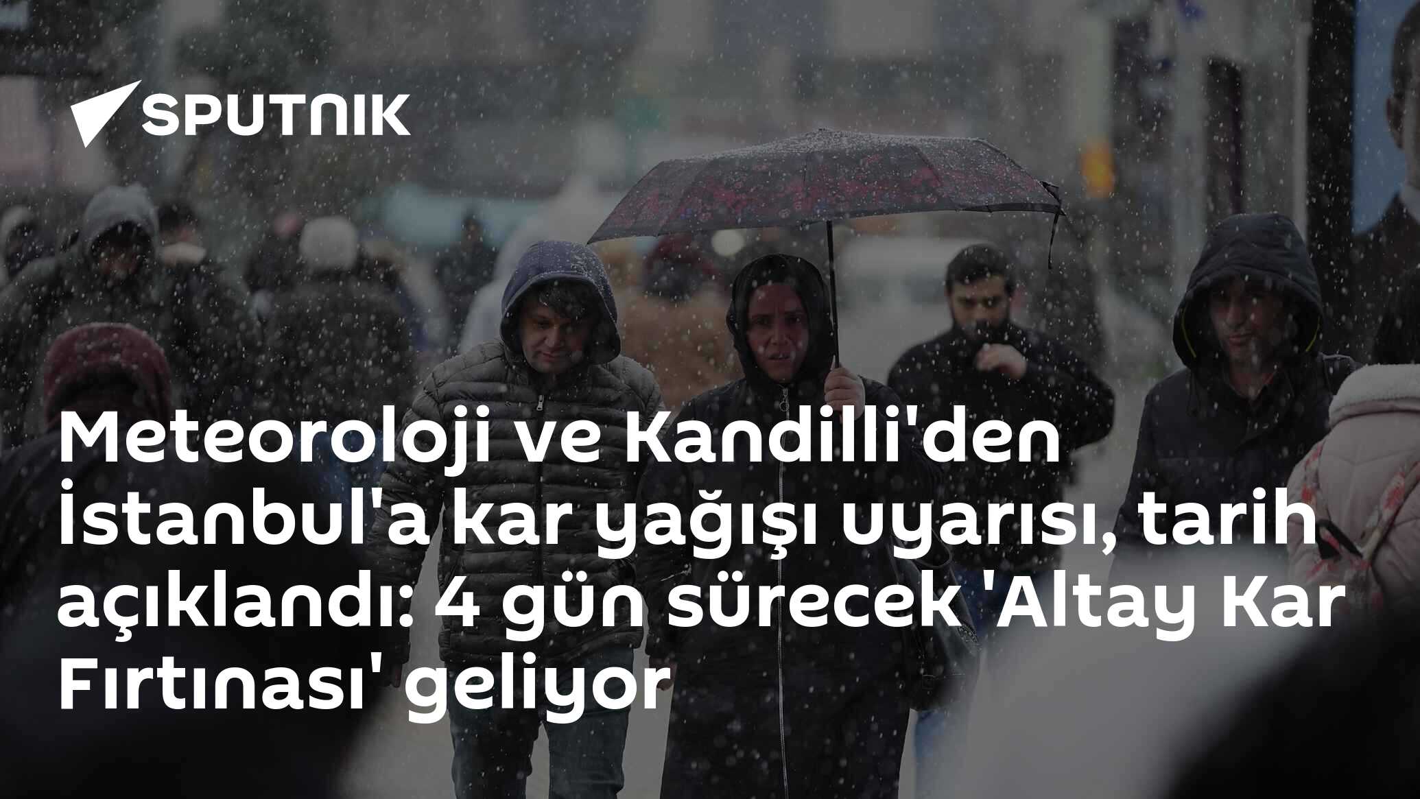 METEOROLOJİ VE KANDİLLİ'DEN İSTANBUL'A UYARI: Kar yağışı için tarihler ...