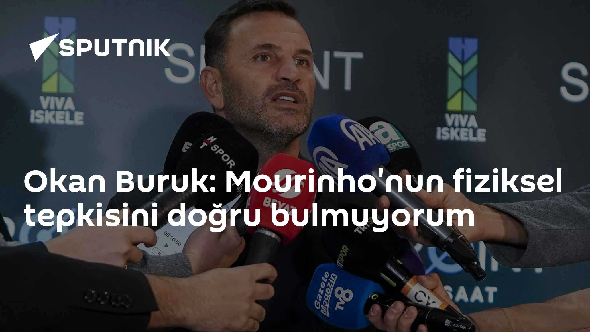 Okan Buruk: Mourinho'nun fiziksel tepkisini doğru bulmuyorum - 03.04. ...